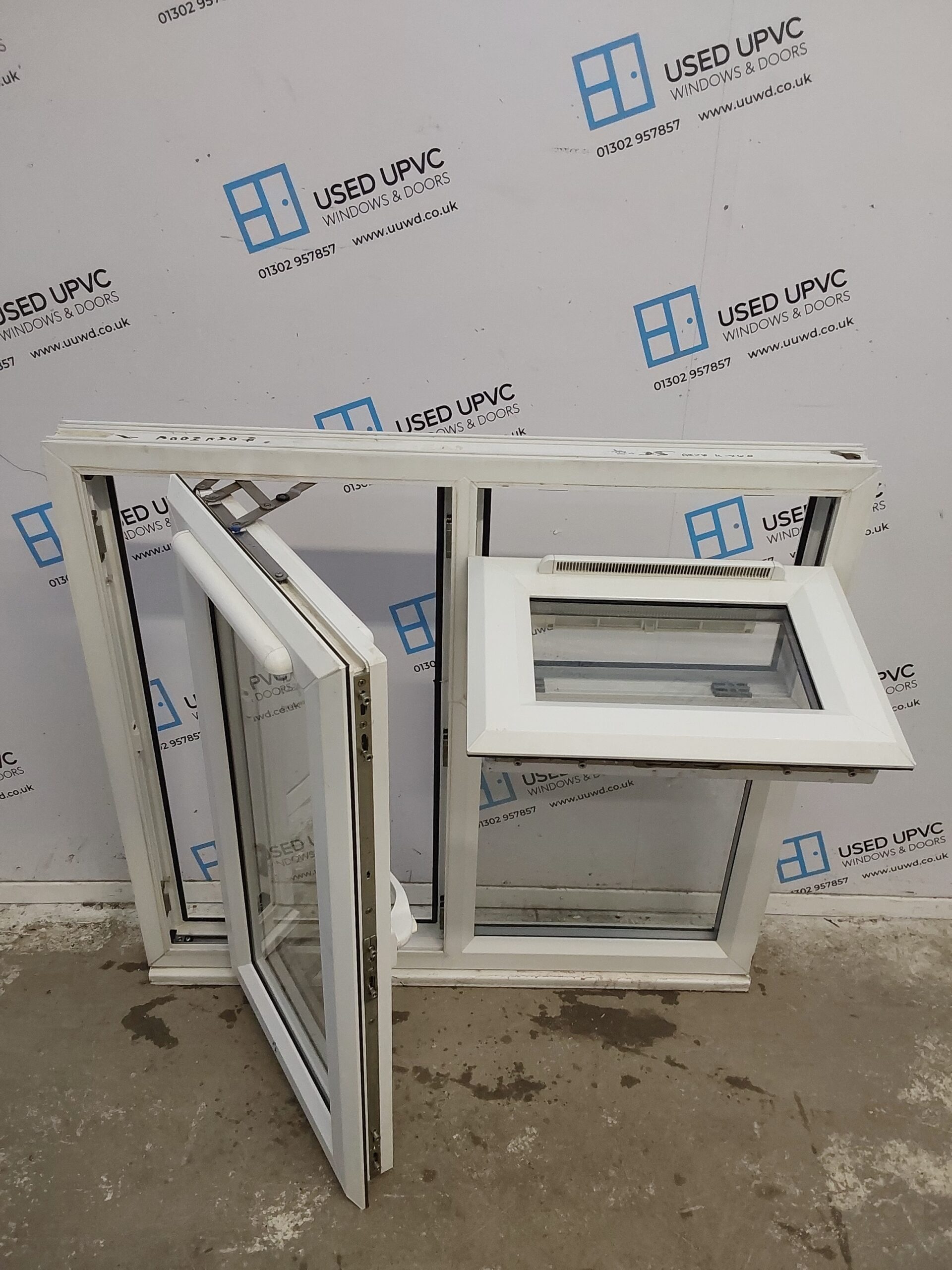 Used White Upvc Window 1000mm x 950mm LW0111 | Used UPVC Windows & Doors