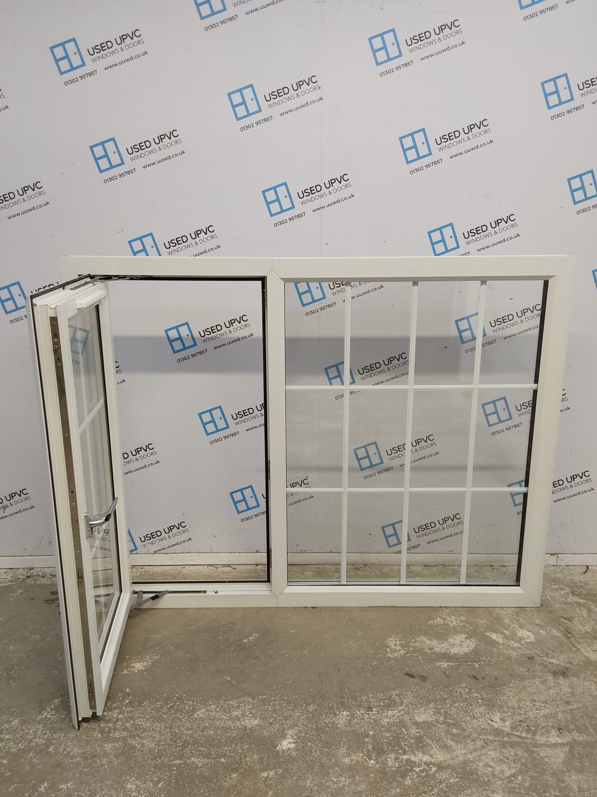 Used White Upvc Window 1500mm x 1155mm C3W001 | Used UPVC Windows & Doors
