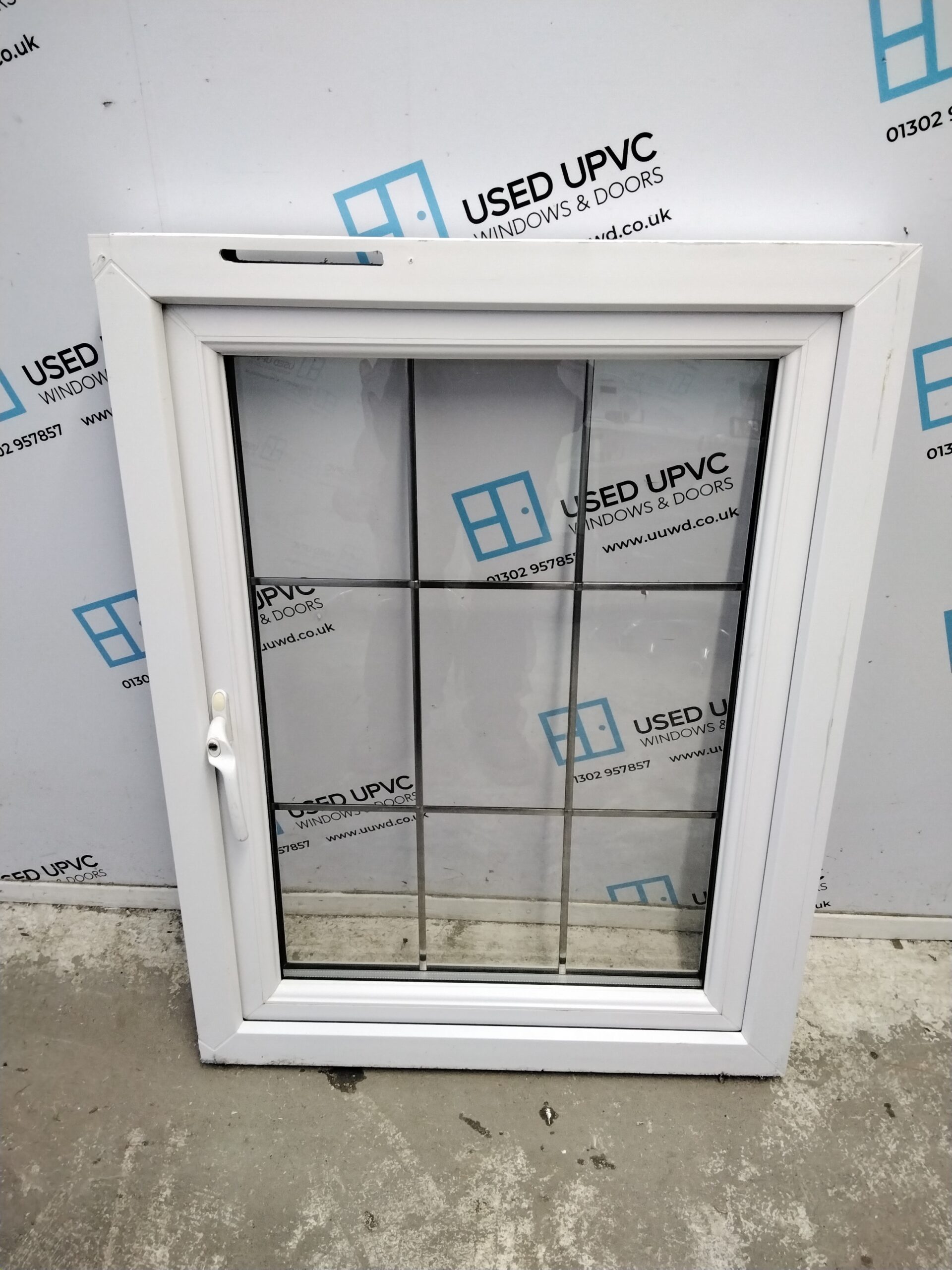 Used white upvc window 750mm x 990mm USW115 | Used UPVC Windows & Doors