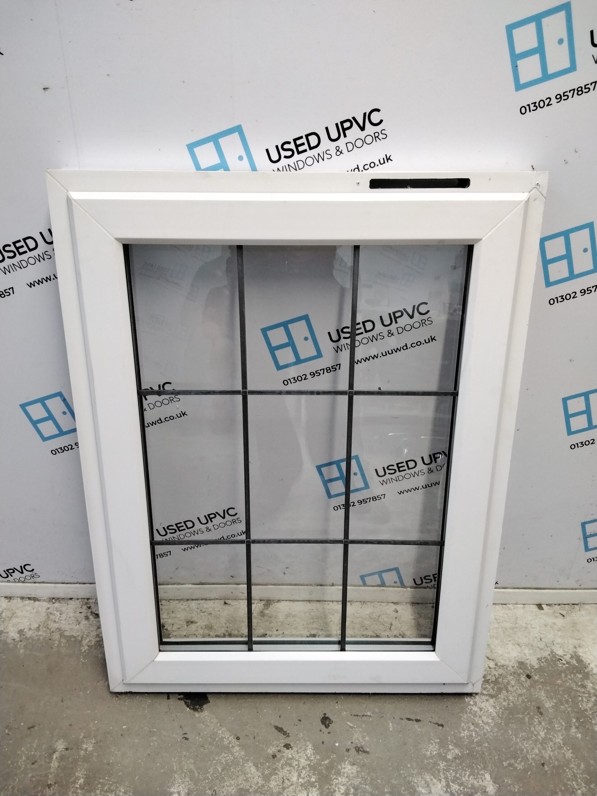 Used white upvc window 750mm x 990mm USW115 | Used UPVC Windows & Doors