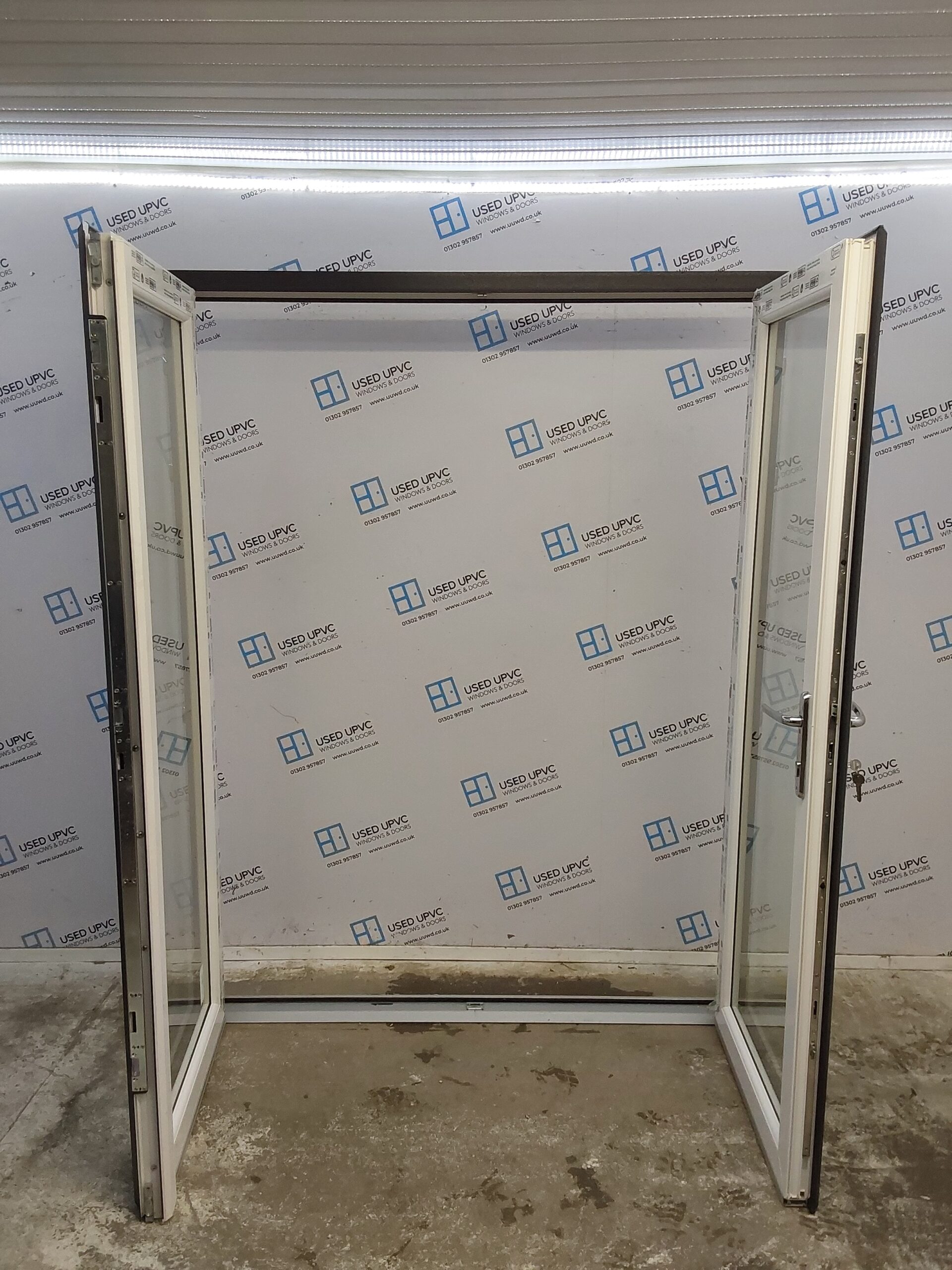 Brand New (Ex-display) Anthracite Grey Upvc French Doors (Outwards ...