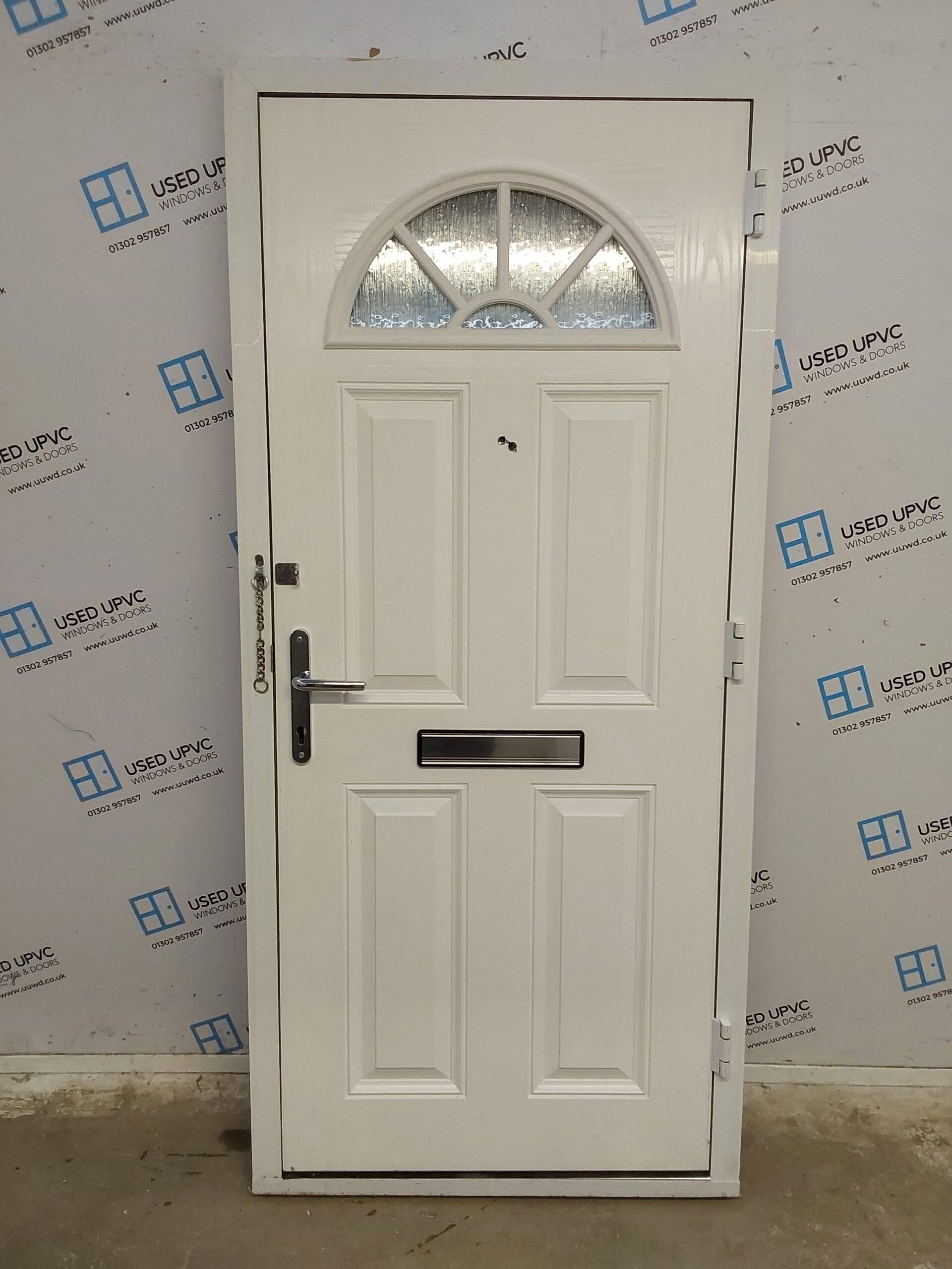 Used White Composite Front Door 925mm x 2020mm 0403 | Used UPVC Windows ...