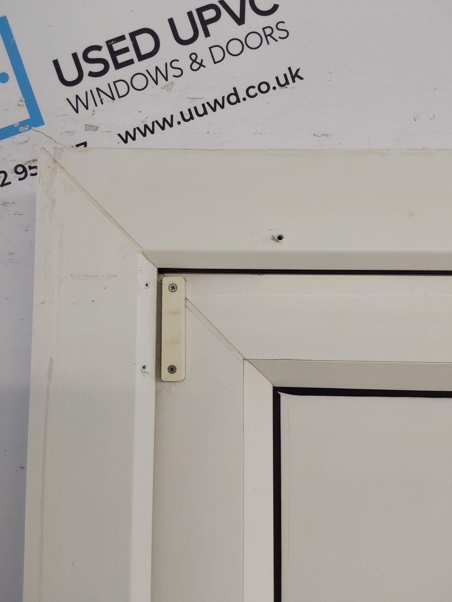Used White Upvc Back Door (Outwards Opening) 900mm x 2050mm C6076 ...