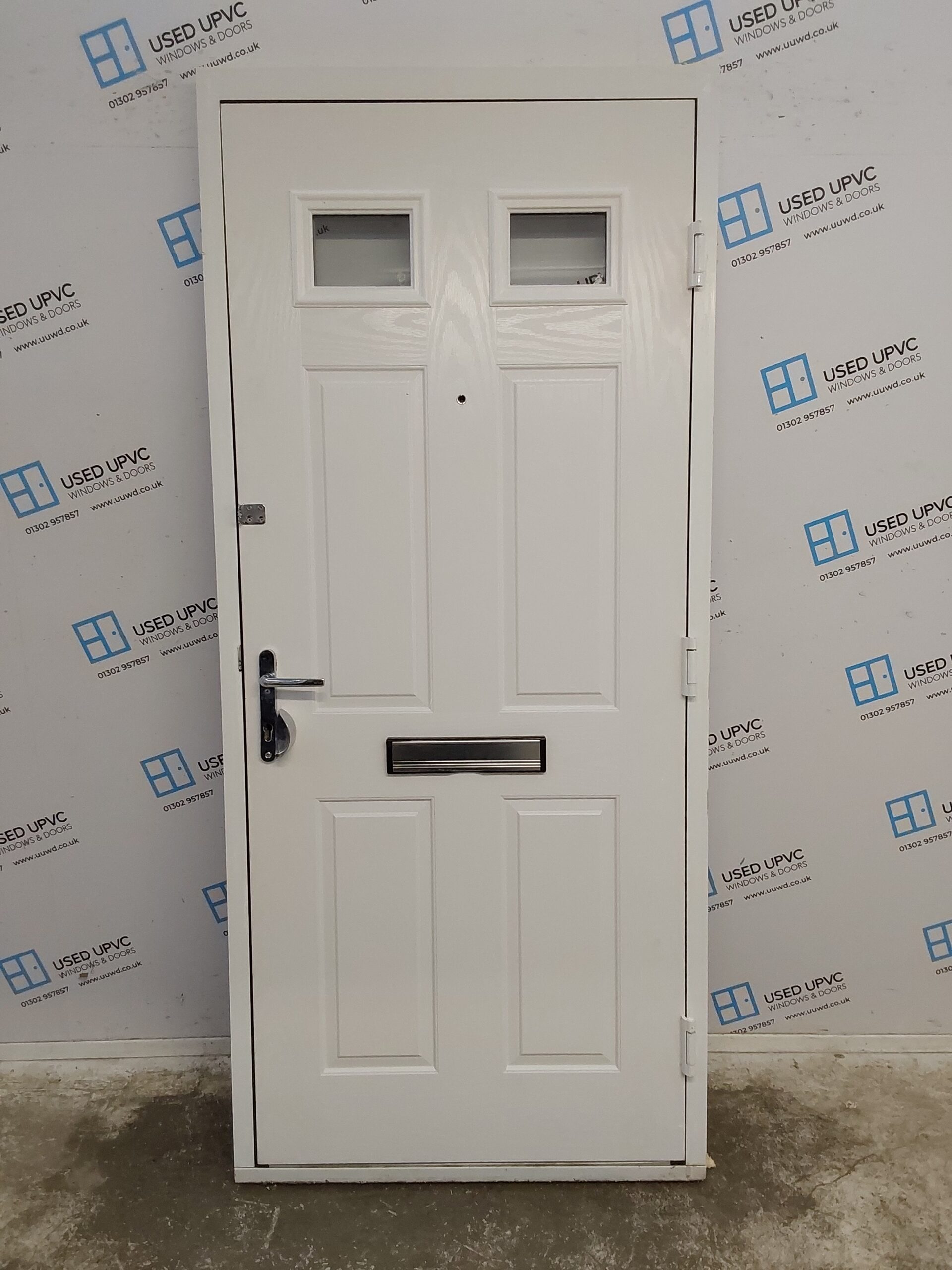 Used White Composite Front Door 925mm x 2095mm 0369 | Used UPVC Windows ...