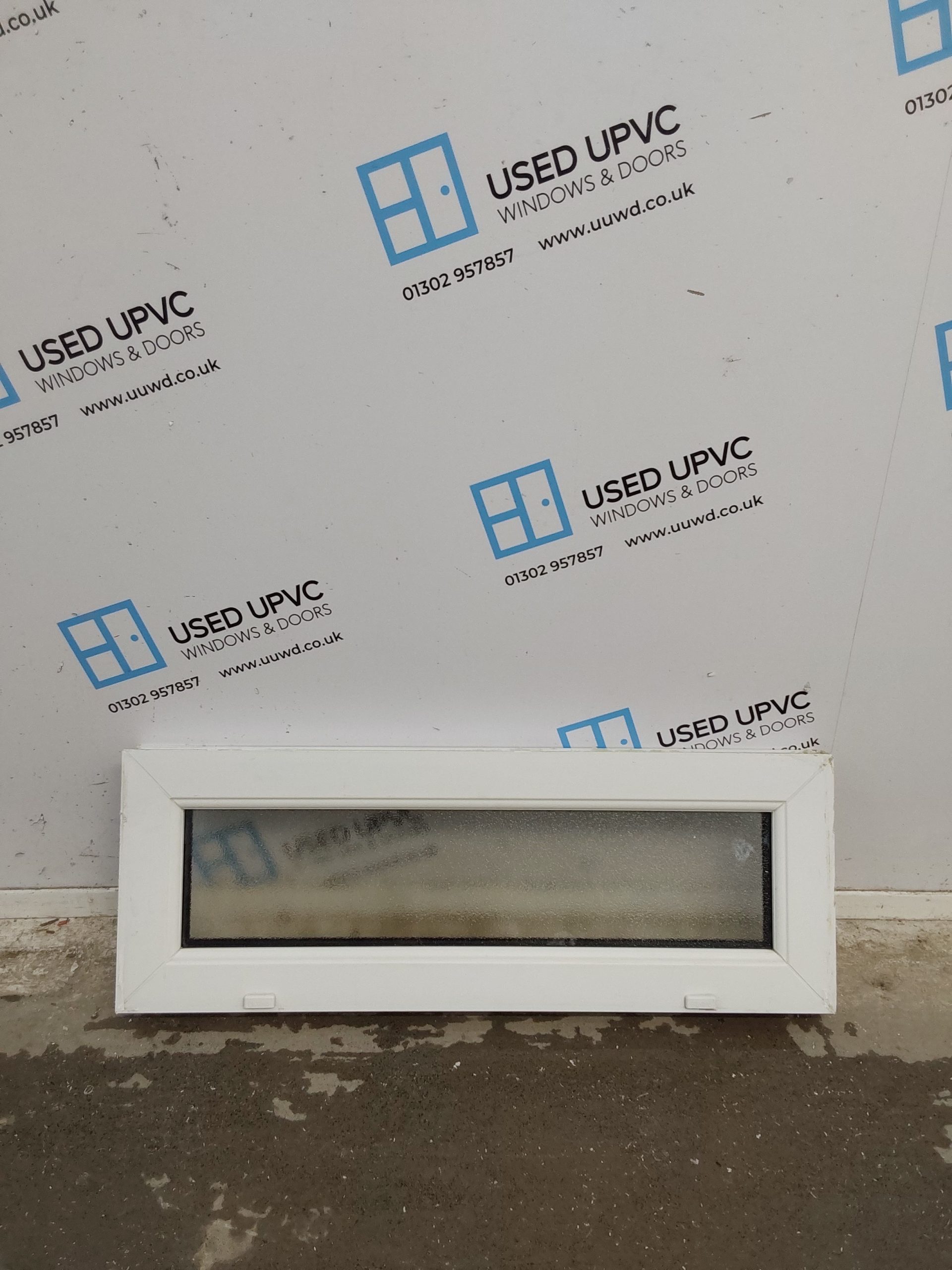 Used White Upvc Window 830mm x 300mm W0499 | Used UPVC Windows & Doors