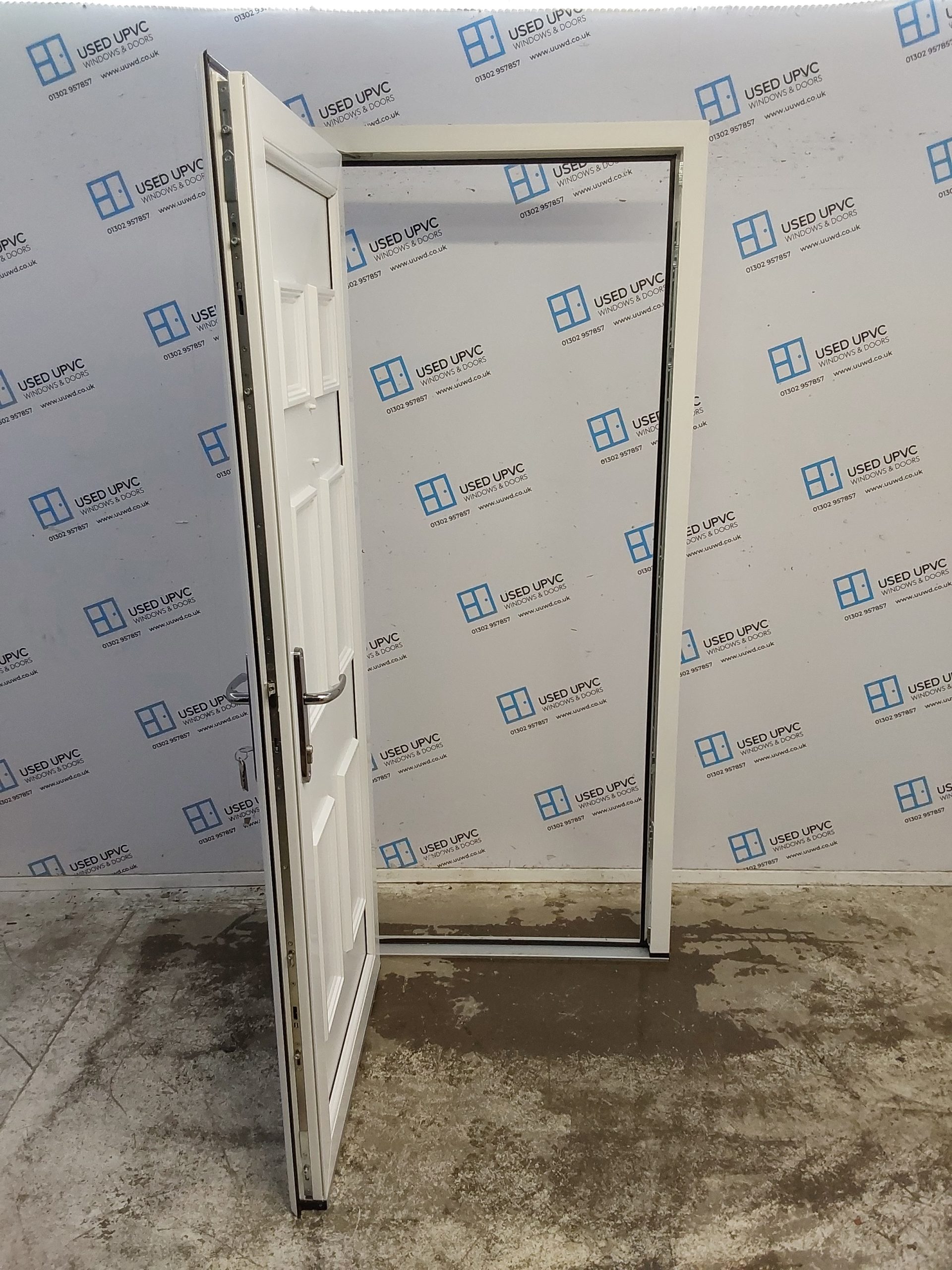 Ex-display White Upvc Back Door (Outwards Opening) 865mm x 2020mm ND127 ...