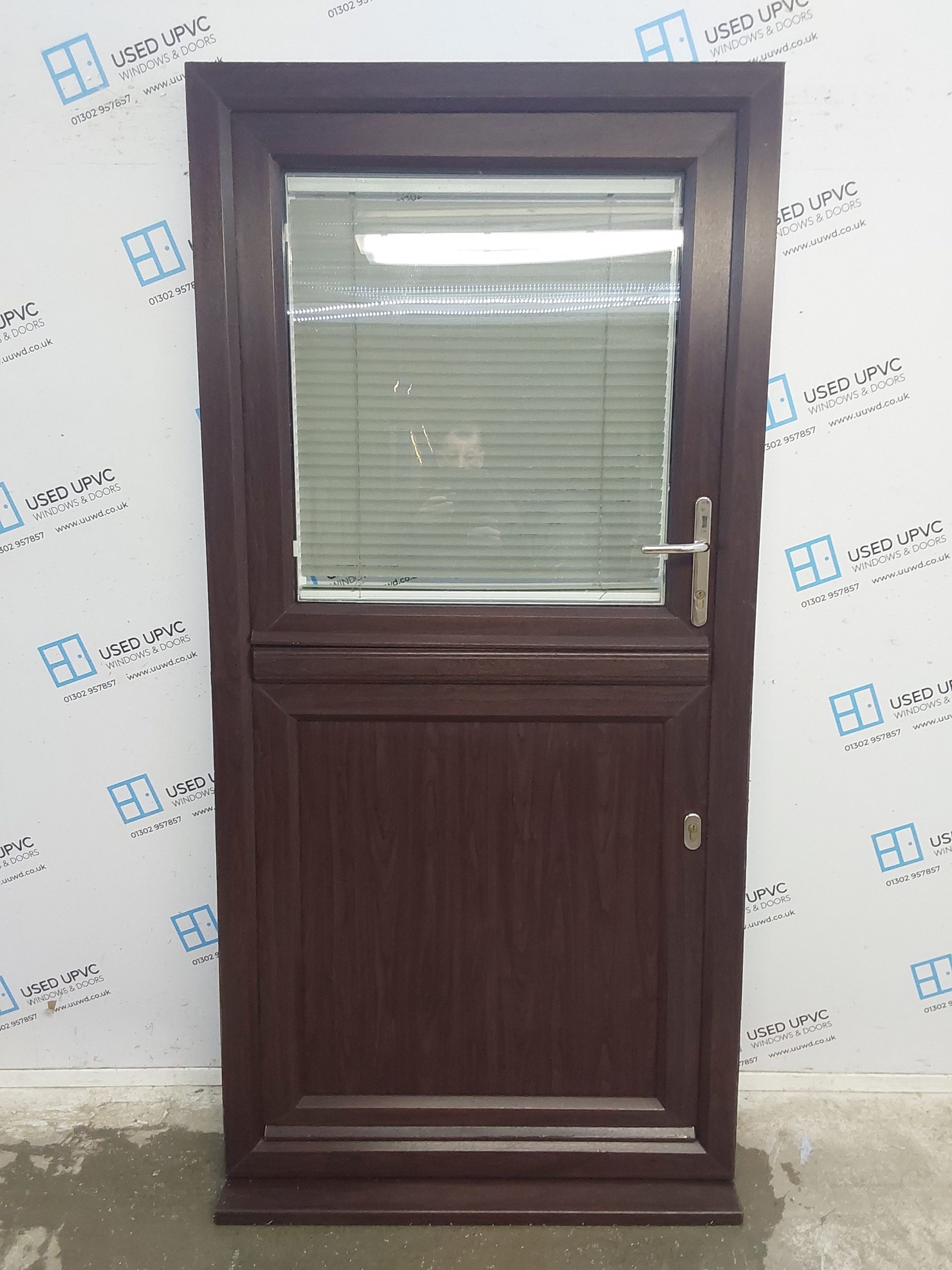 Used Rosewood Upvc Back Barn Door 1020mm x 2110mm 0638 | Used UPVC ...