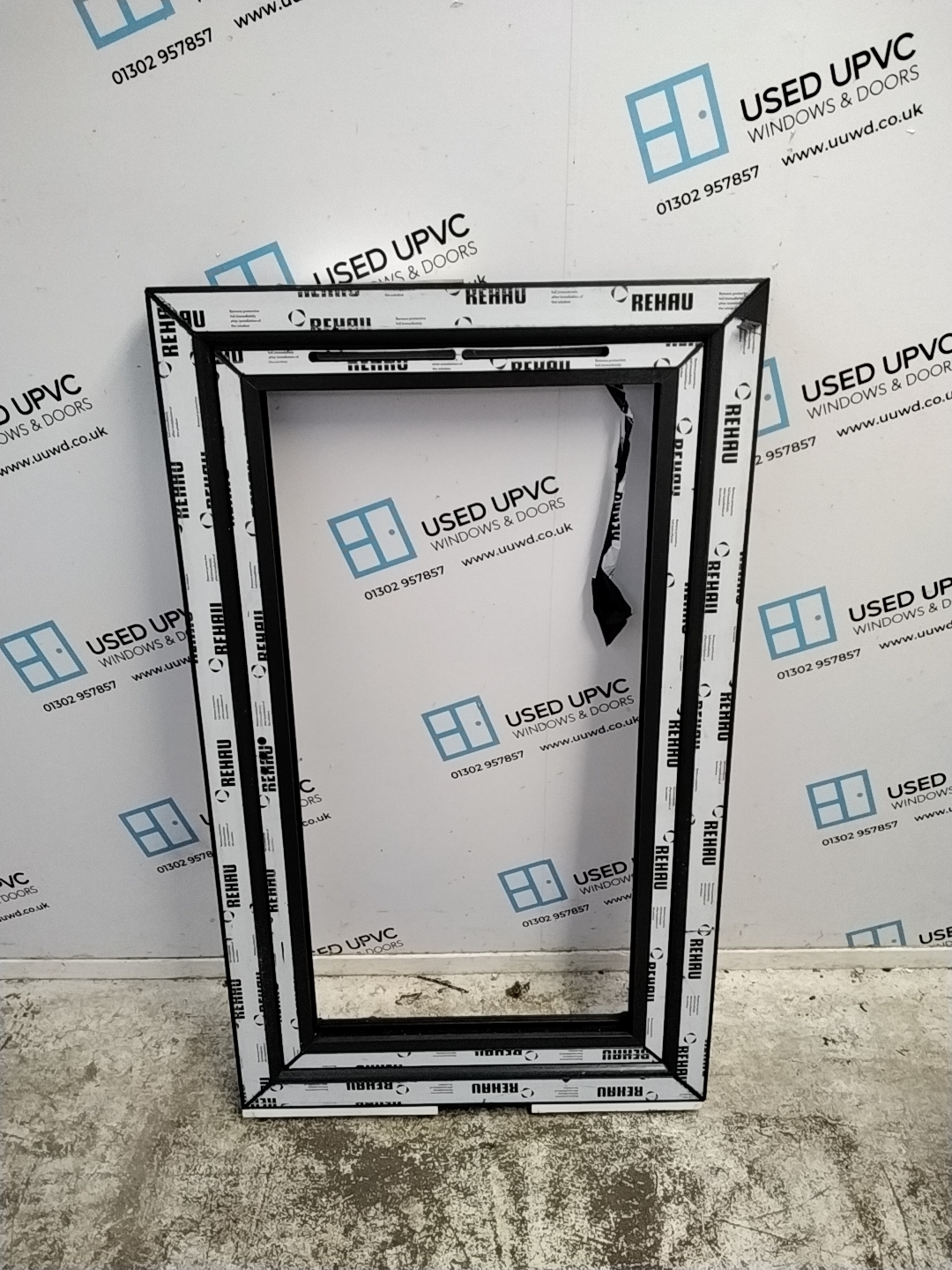 Brand New Anthracite Grey Upvc Flush Fit Window (Unglazed) 680mm x ...