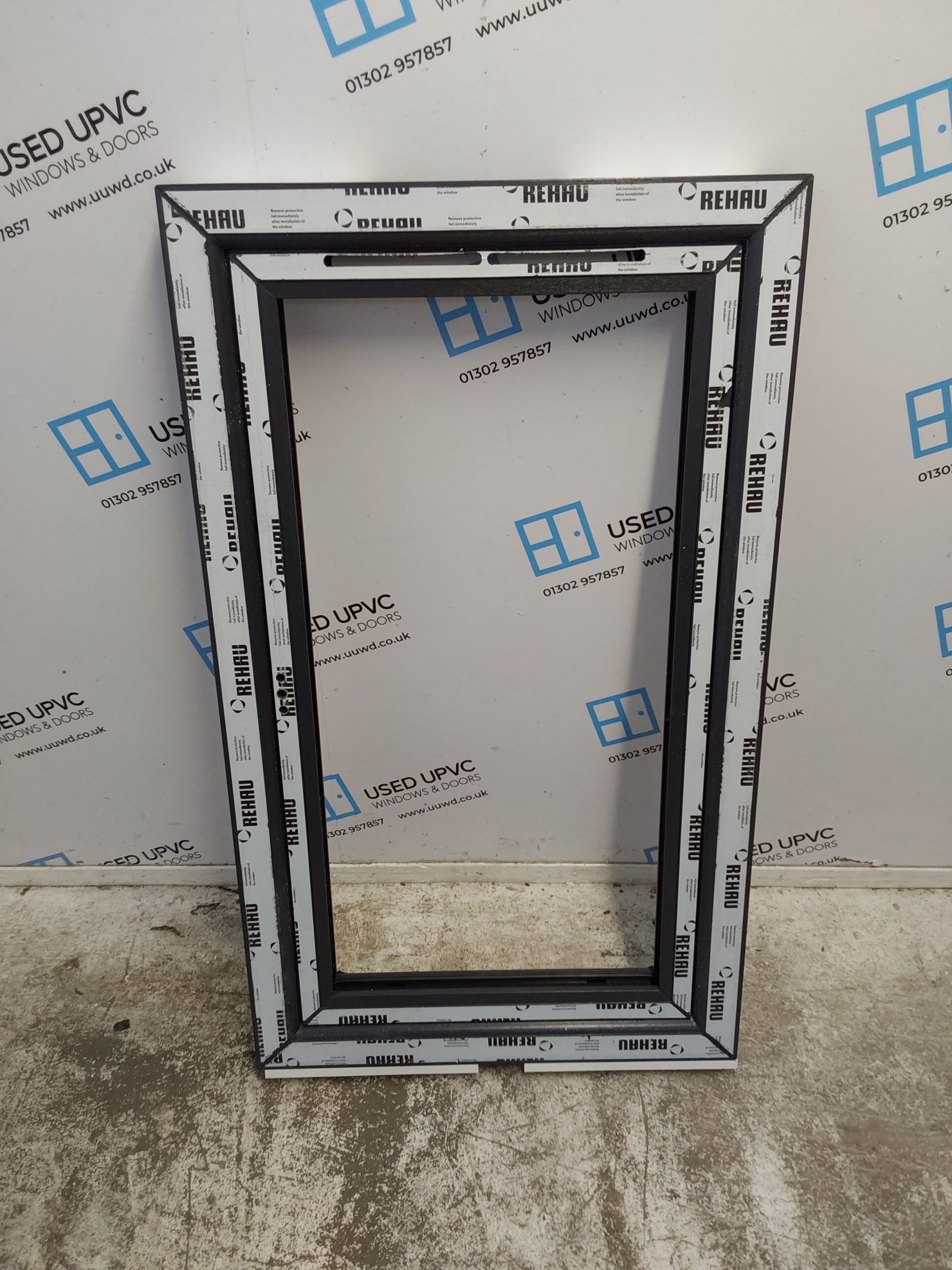 Brand New Anthracite Grey Upvc Flush Fit Window(Unglazed) 670mm x ...