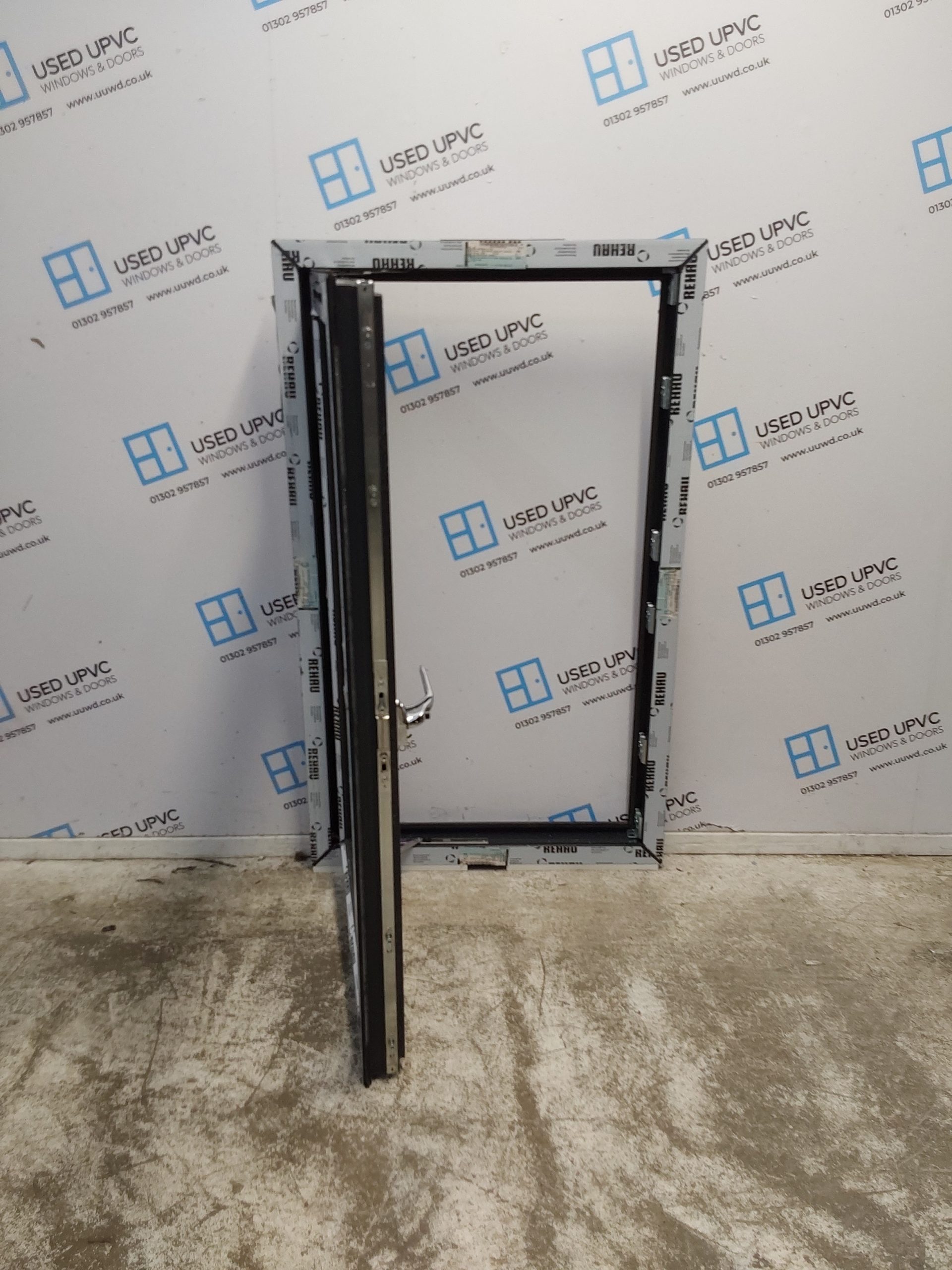 Brand New Anthracite Grey Upvc Flush Fit Window(Unglazed) 670mm x ...