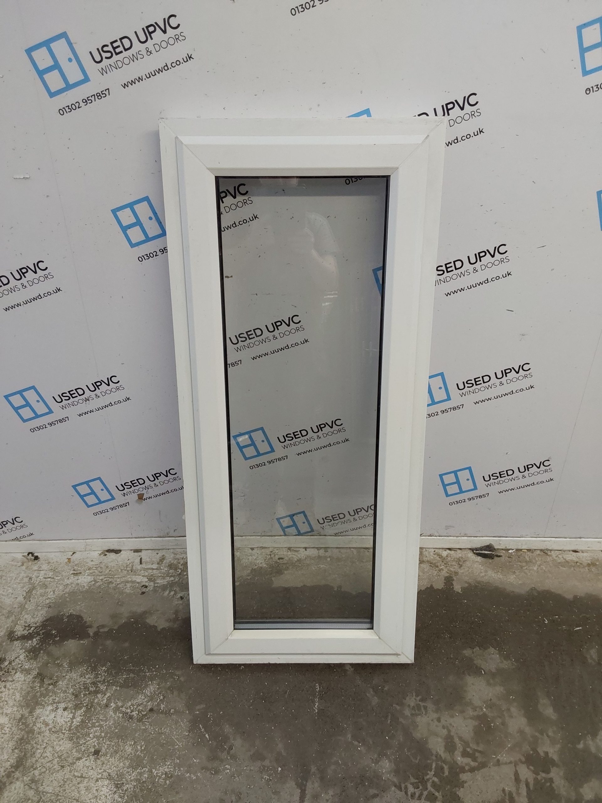 Used White Upvc Window 555mm x 1275mm C2158 | Used UPVC Windows & Doors