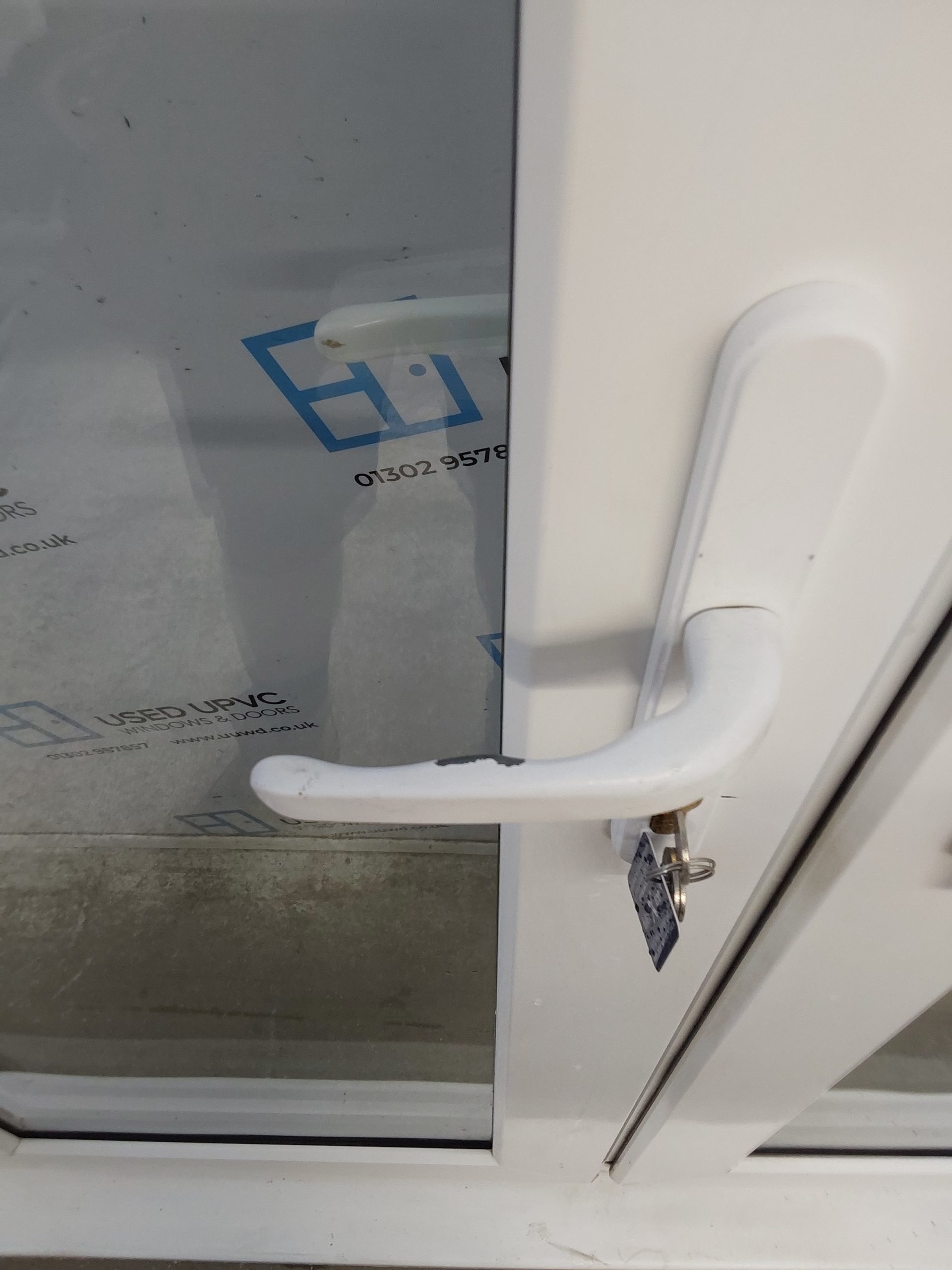 Used White Upvc French Doors 1435mm x 2100mm EA12 | Used UPVC Windows ...