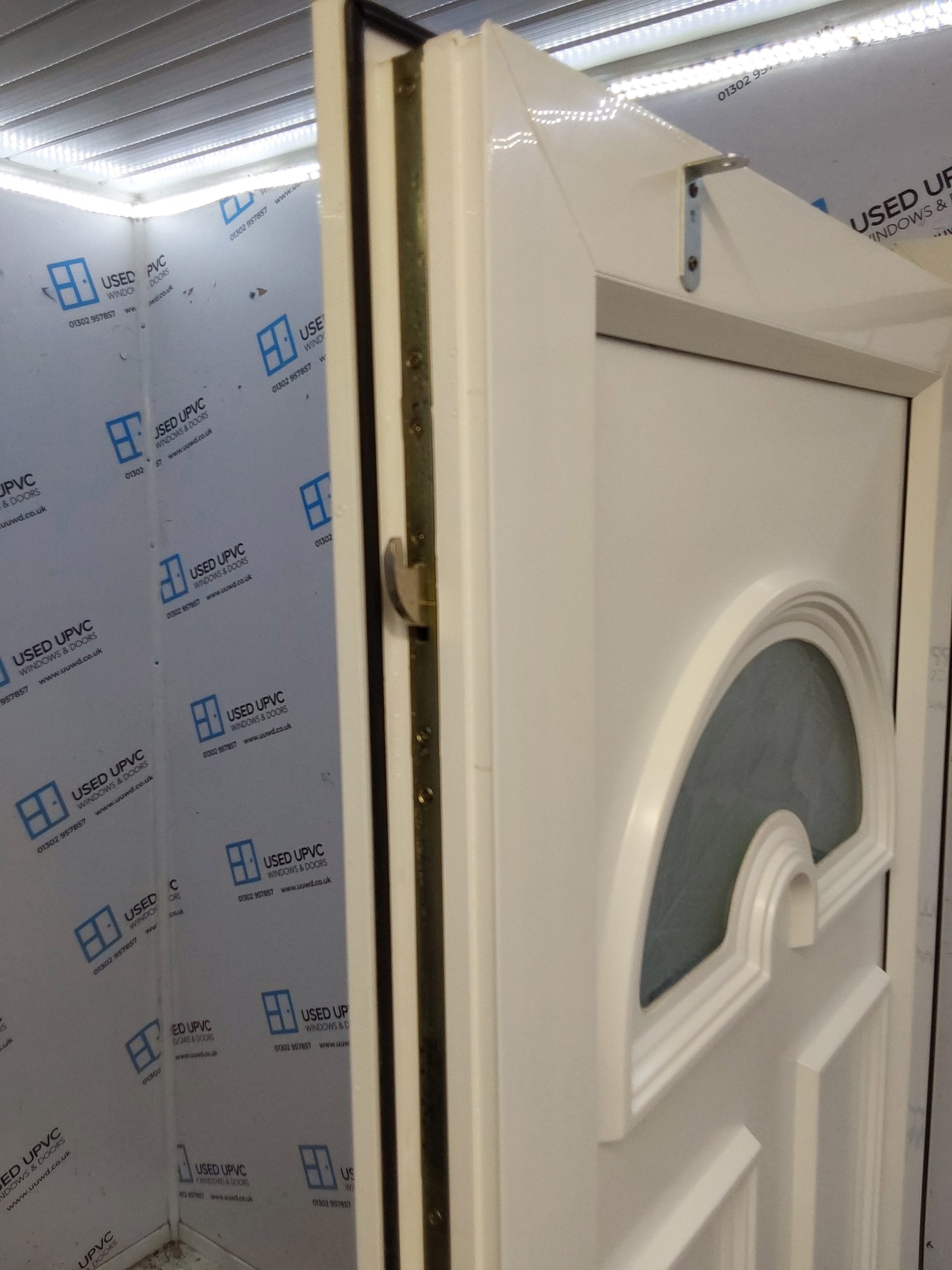 Used White Upvc Back Door (Outwards Opening) 850mm x 2005mm 0290 | Used ...