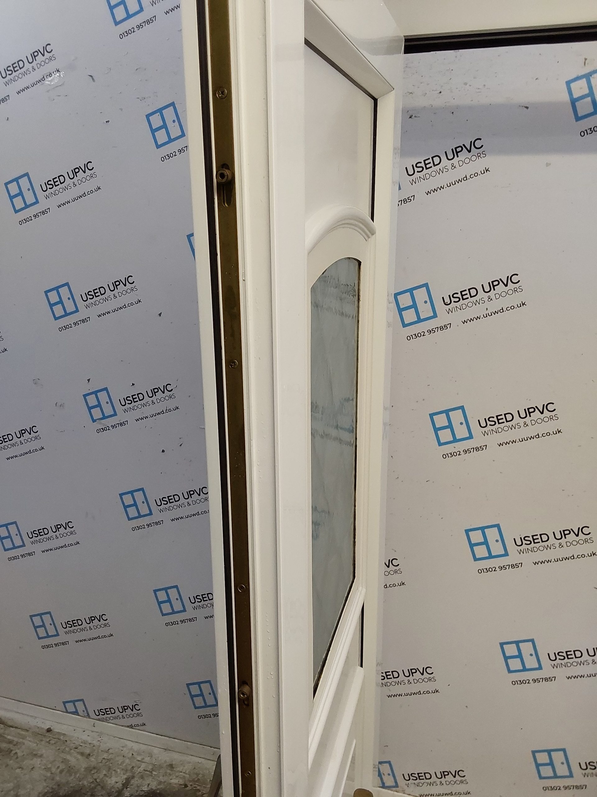 Used White Upvc Back Door (Outwards Opening) 855mm x 2055mm C9D76 ...
