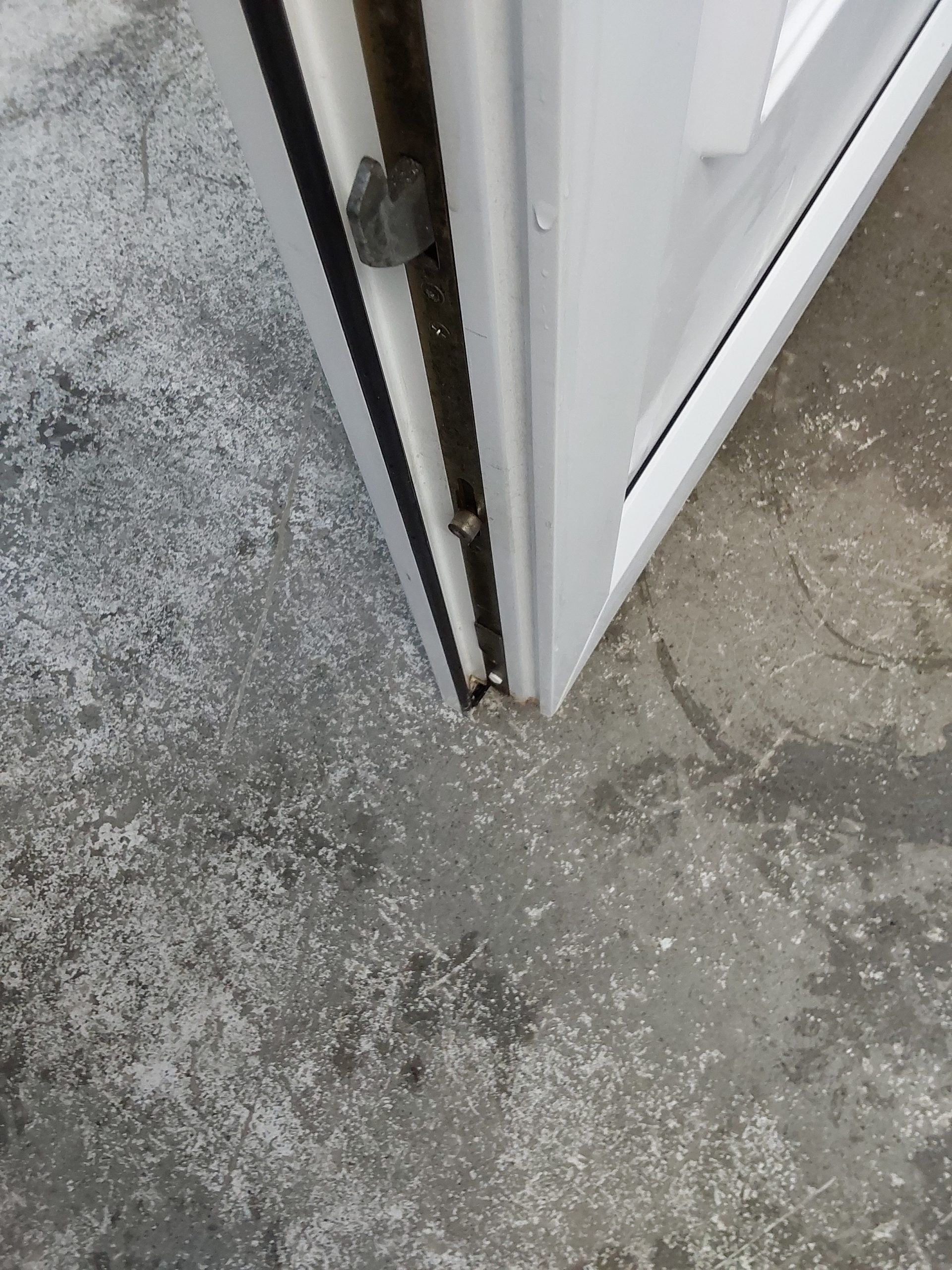 Used White Upvc Back Door 930mm x 2015mm (Reduce To 905mm) 0523 | Used UPVC Windows & Doors