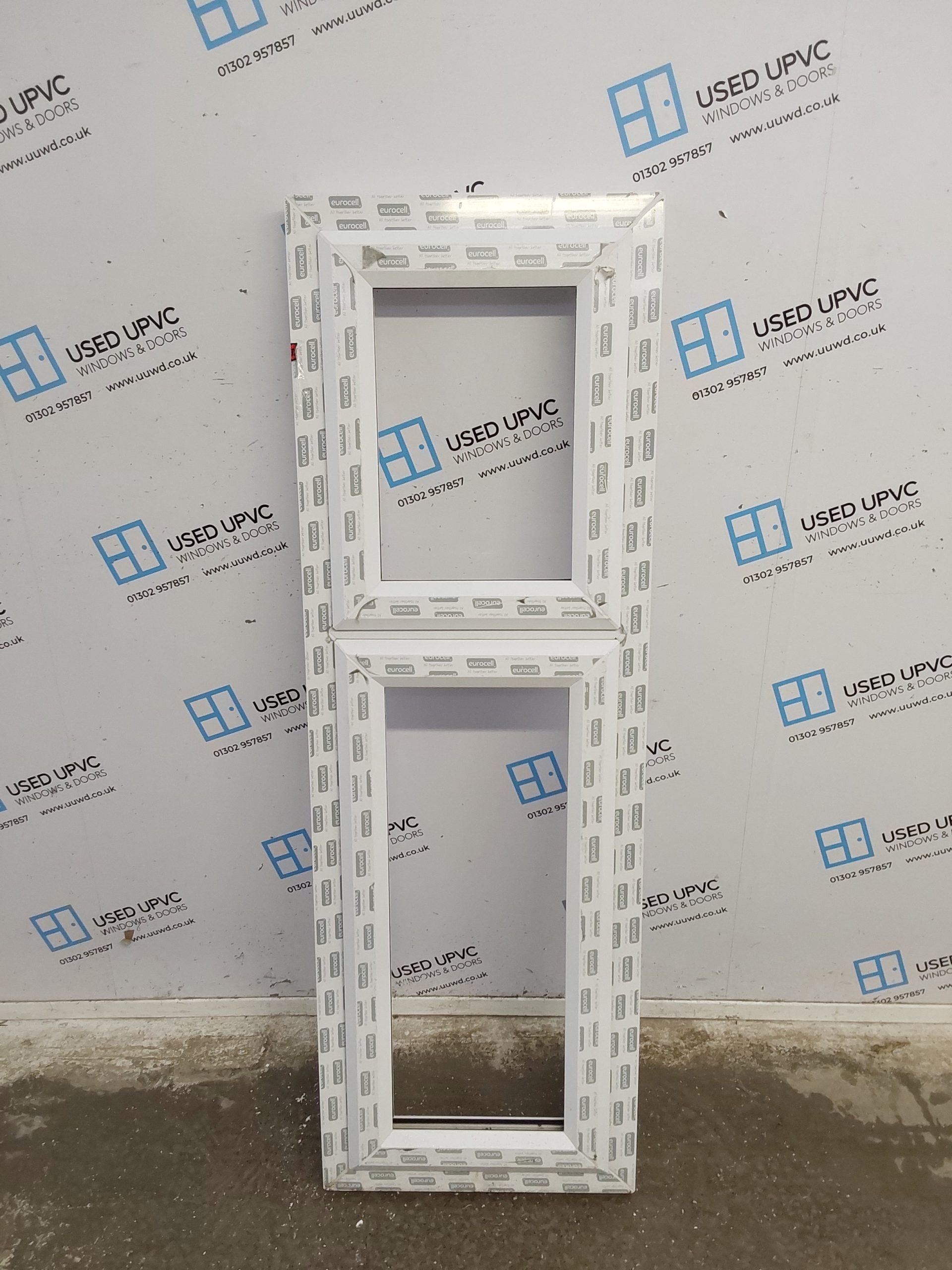 Used White Upvc Window (Unglazed) 530mm x 1595mm SC1003 | Used UPVC Windows & Doors