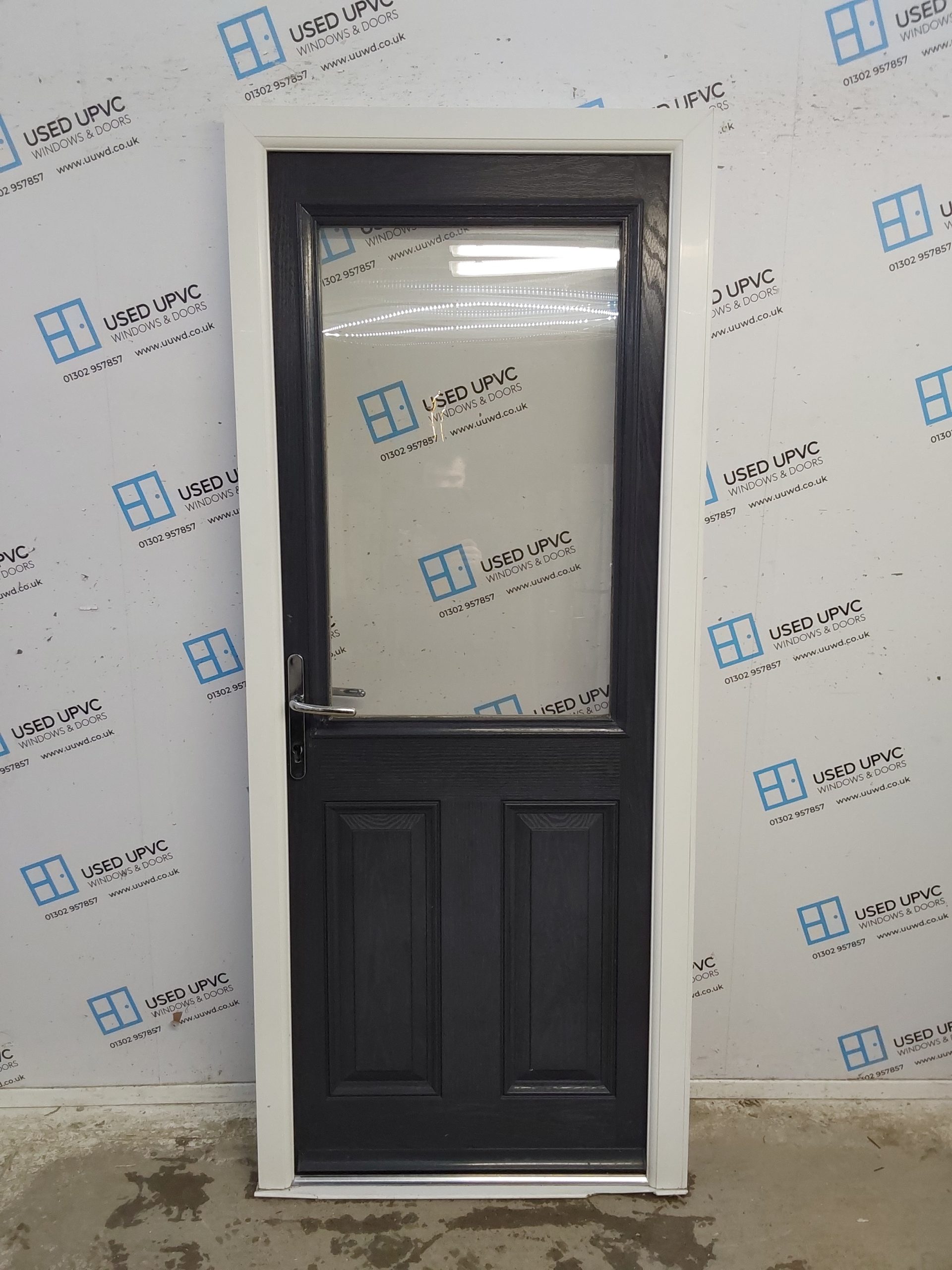 Used Anthracite Grey Composite Back Door 840mm x 2010mm (Reduce To ...
