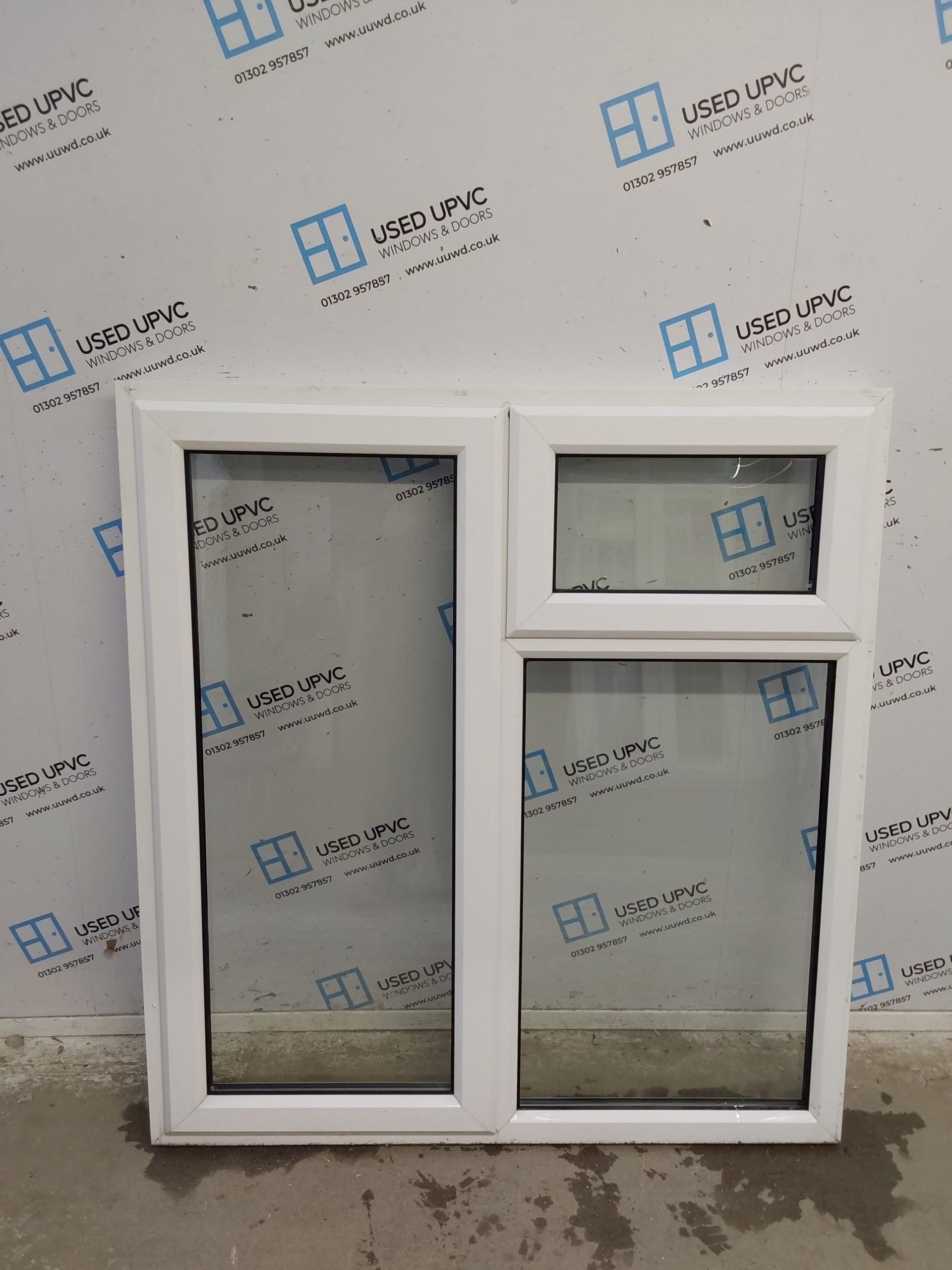 Used White Upvc Window 1215mm x 1310mm C12W038 | Used UPVC Windows & Doors