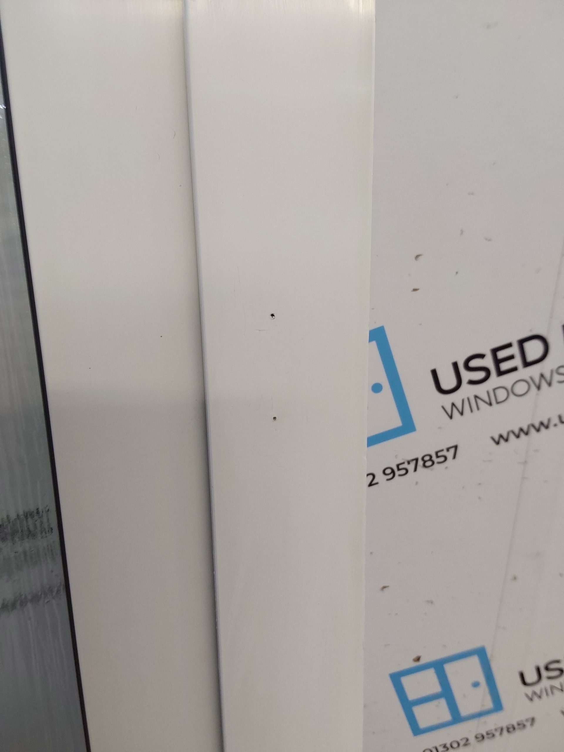 Used White Upvc Back Door 880mm x 2075mm C9D74 | Used UPVC Windows & Doors