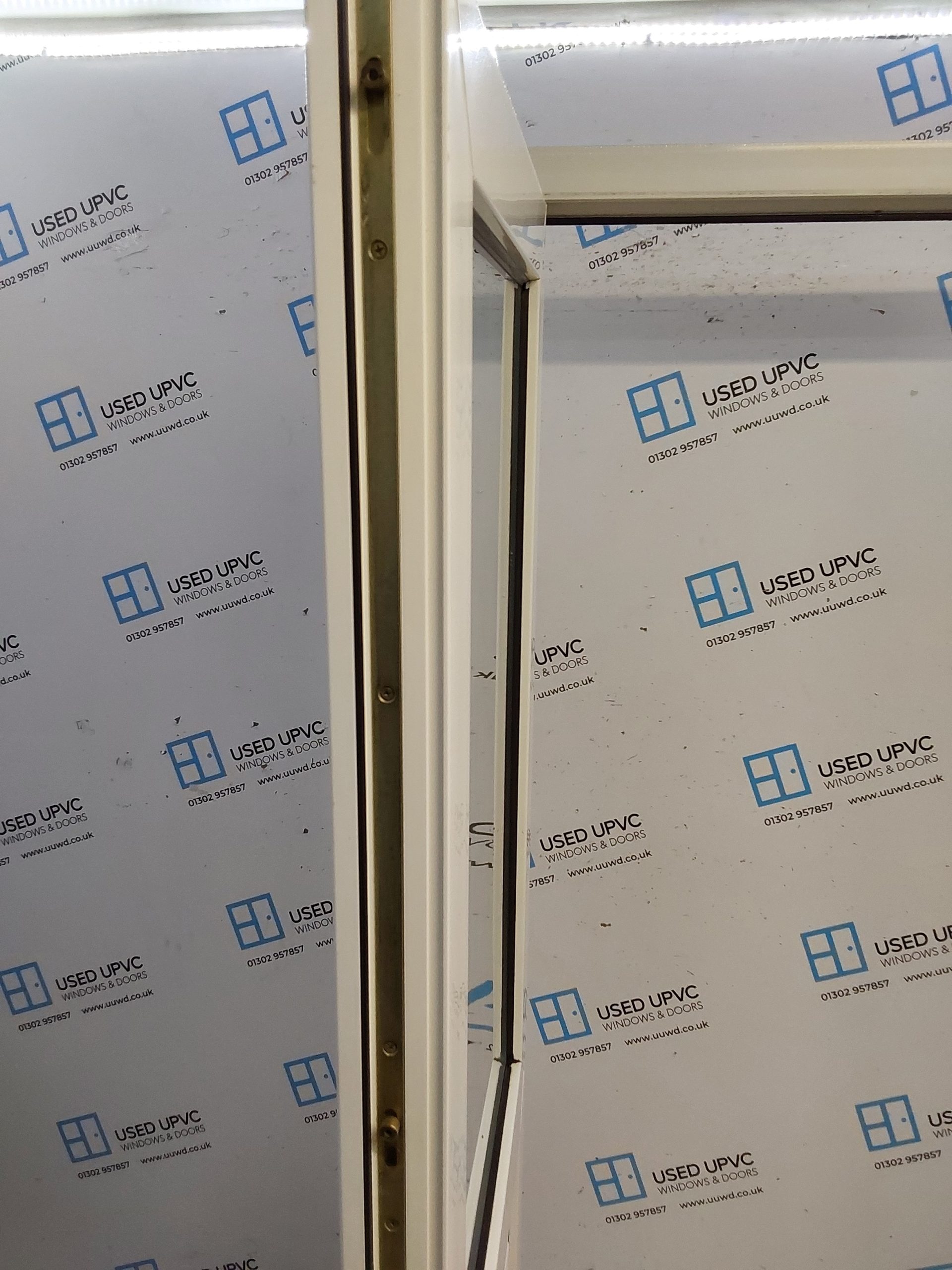 Used White Upvc Back Door 880mm x 2075mm C9D74 | Used UPVC Windows & Doors