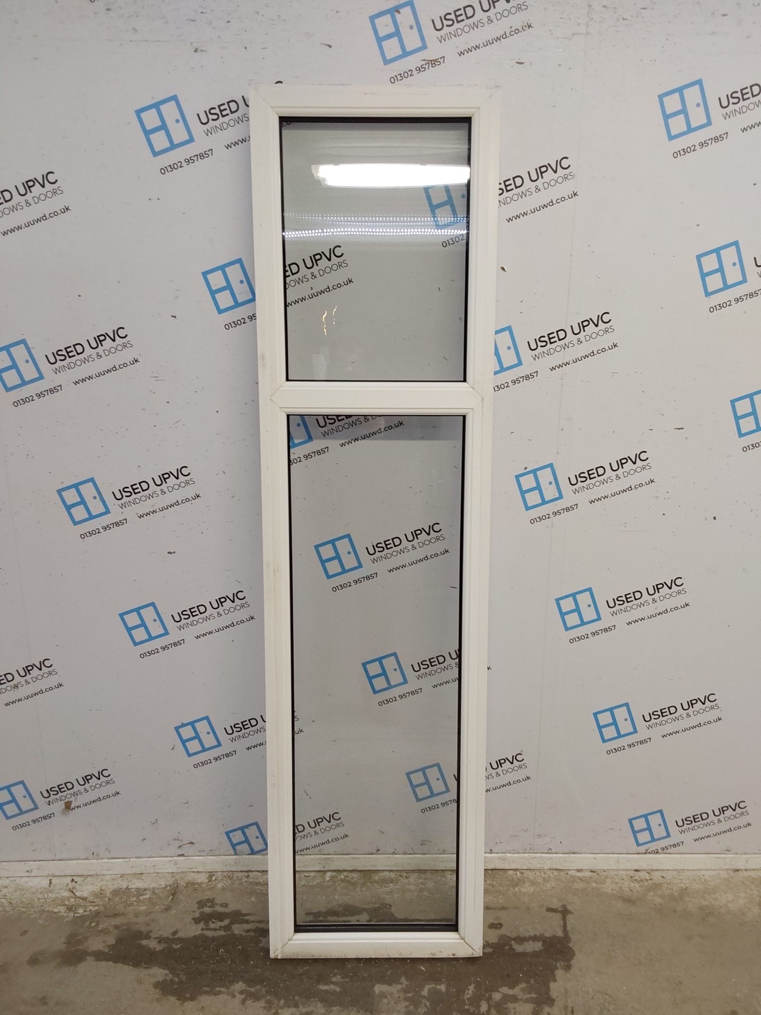 Used White Upvc Side Panel 490mm x 1885mm SC2027 | Used UPVC Windows ...