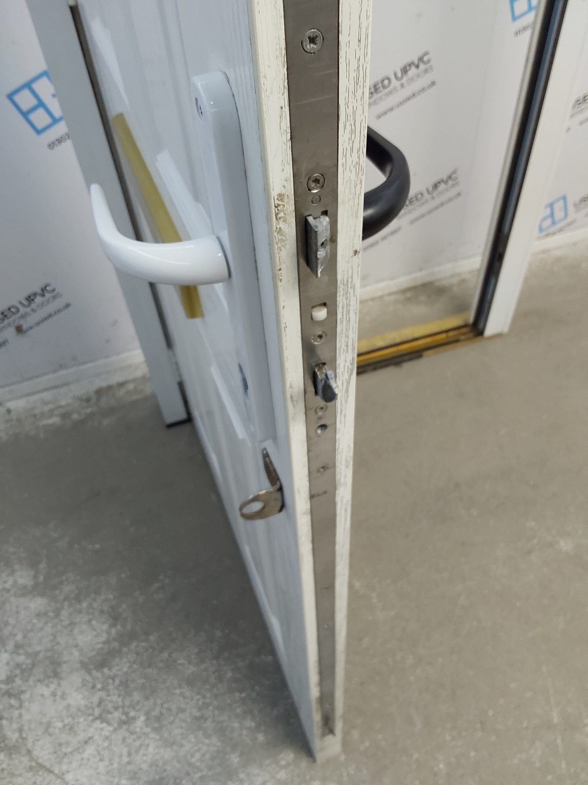 Used Blue Composite Front Door 945mm x 2045mm (Reduce To 930mm) 0644 ...