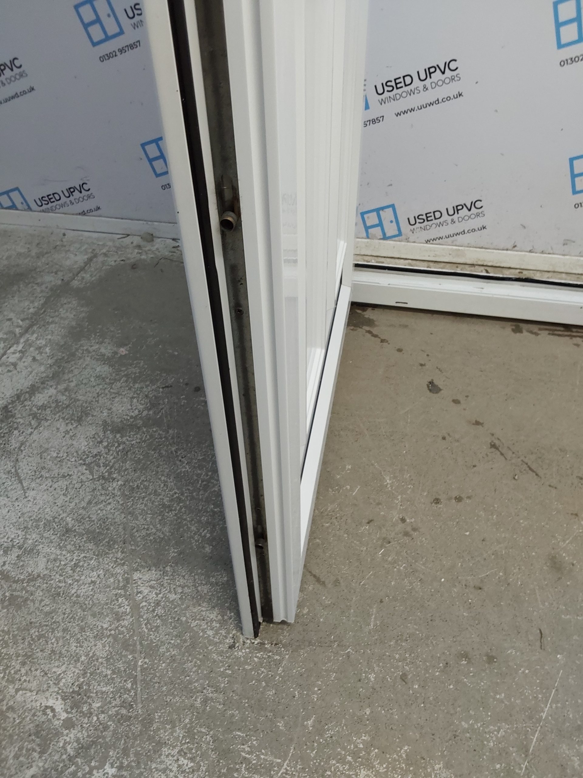 Used White Upvc Back Door (Outwards Opening) 910mm x 2110mm 0281 | Used ...