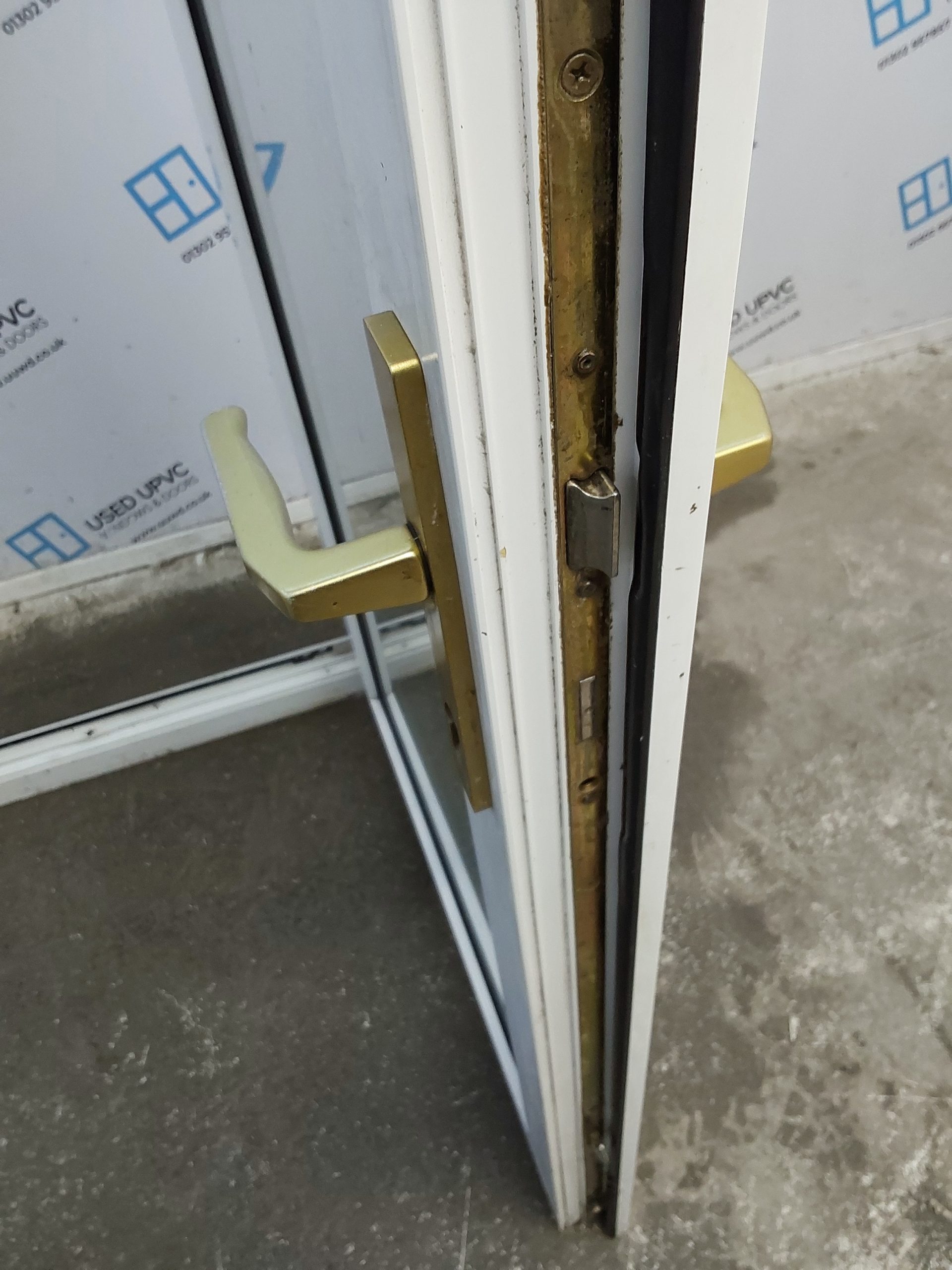 Used White Upvc Back Door 820mm x 2040mm C8D59 | Used UPVC Windows & Doors