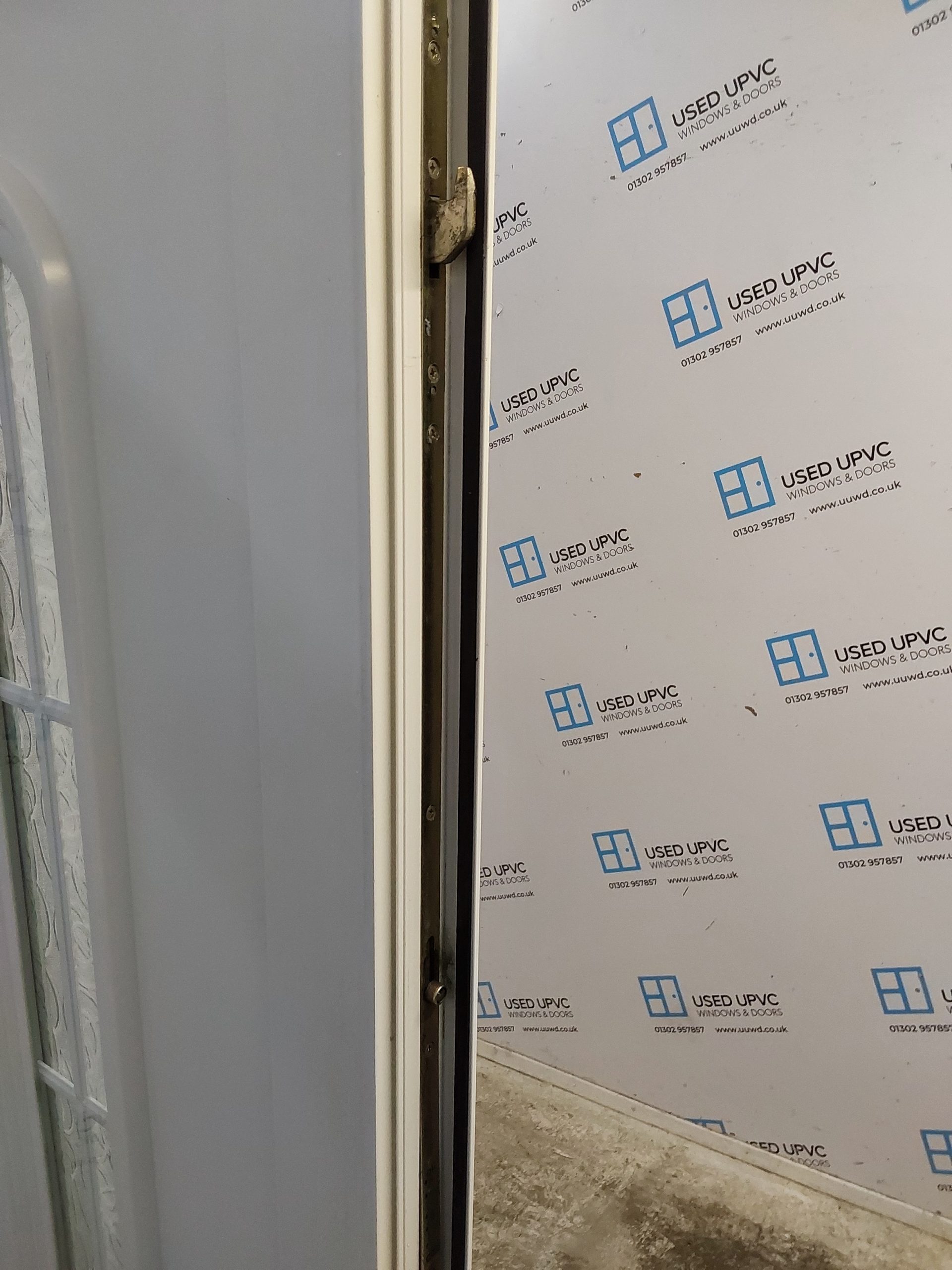 Used White Upvc Back Door 800mm x 2060mm C8D71 | Used UPVC Windows & Doors