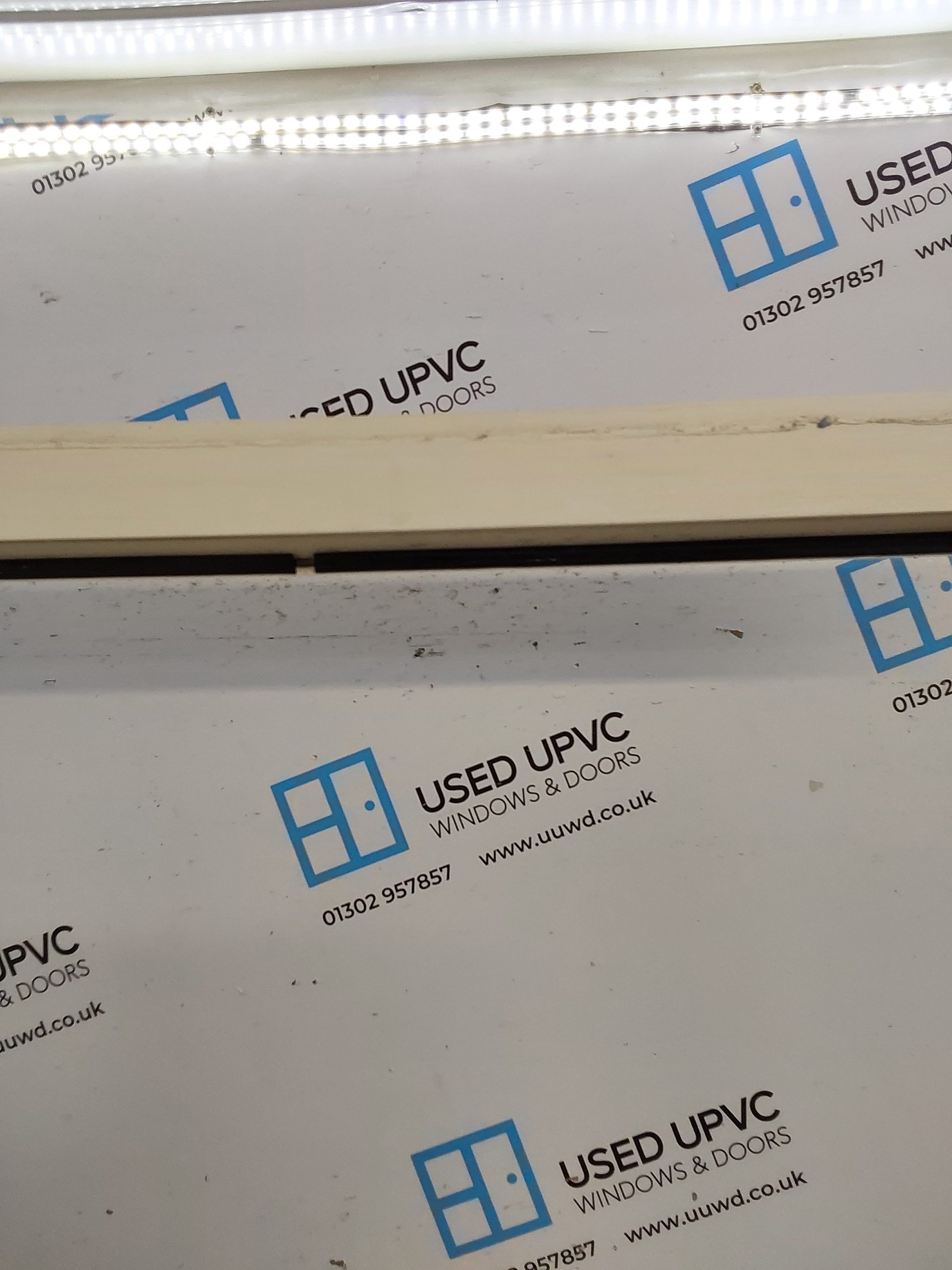 Used White Upvc Back Door 895mm x 2070mm C9D25 | Used UPVC Windows & Doors