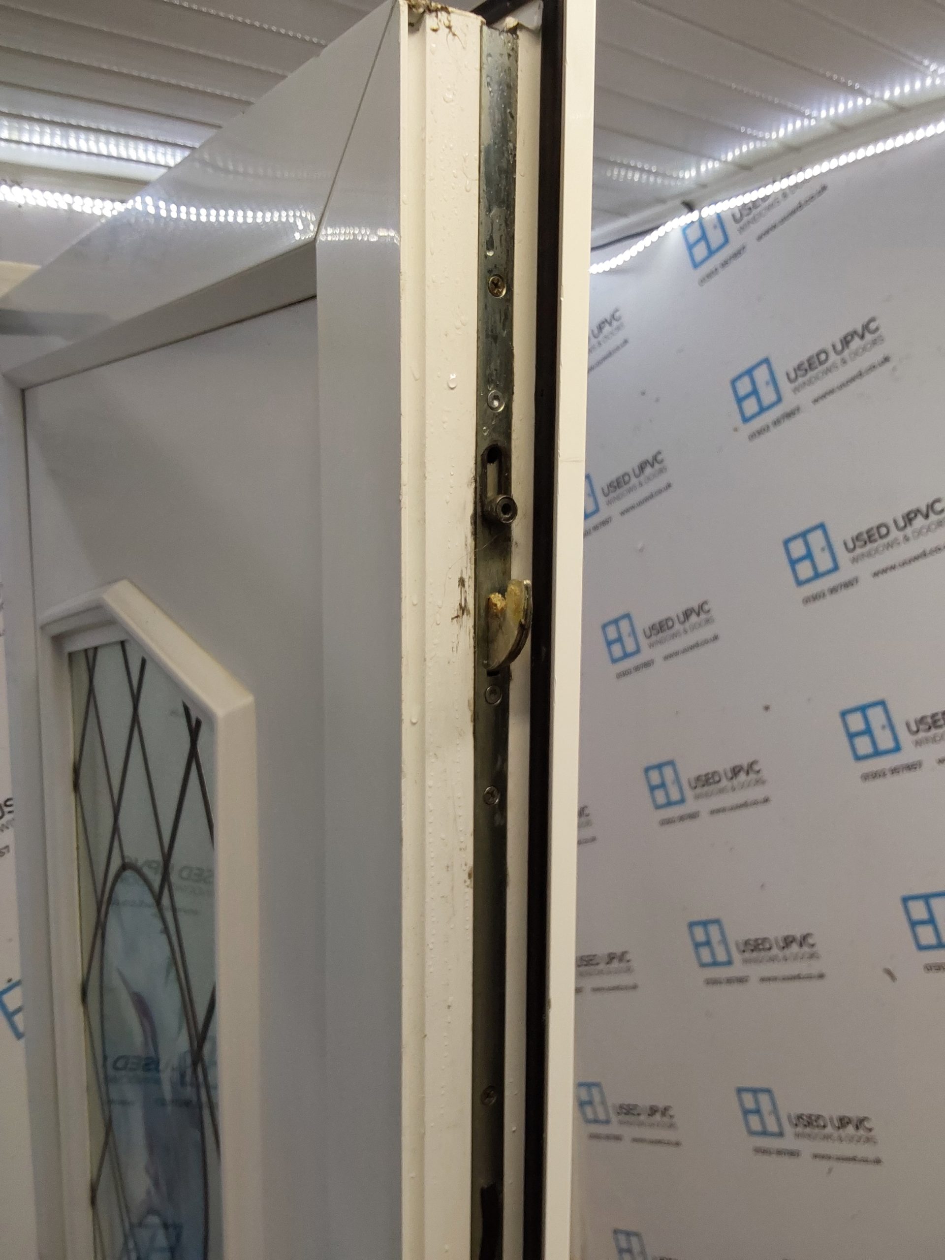 Used White Upvc Front Door 975mm x 2095mm (Reduce To 955mm) 0825 | Used ...