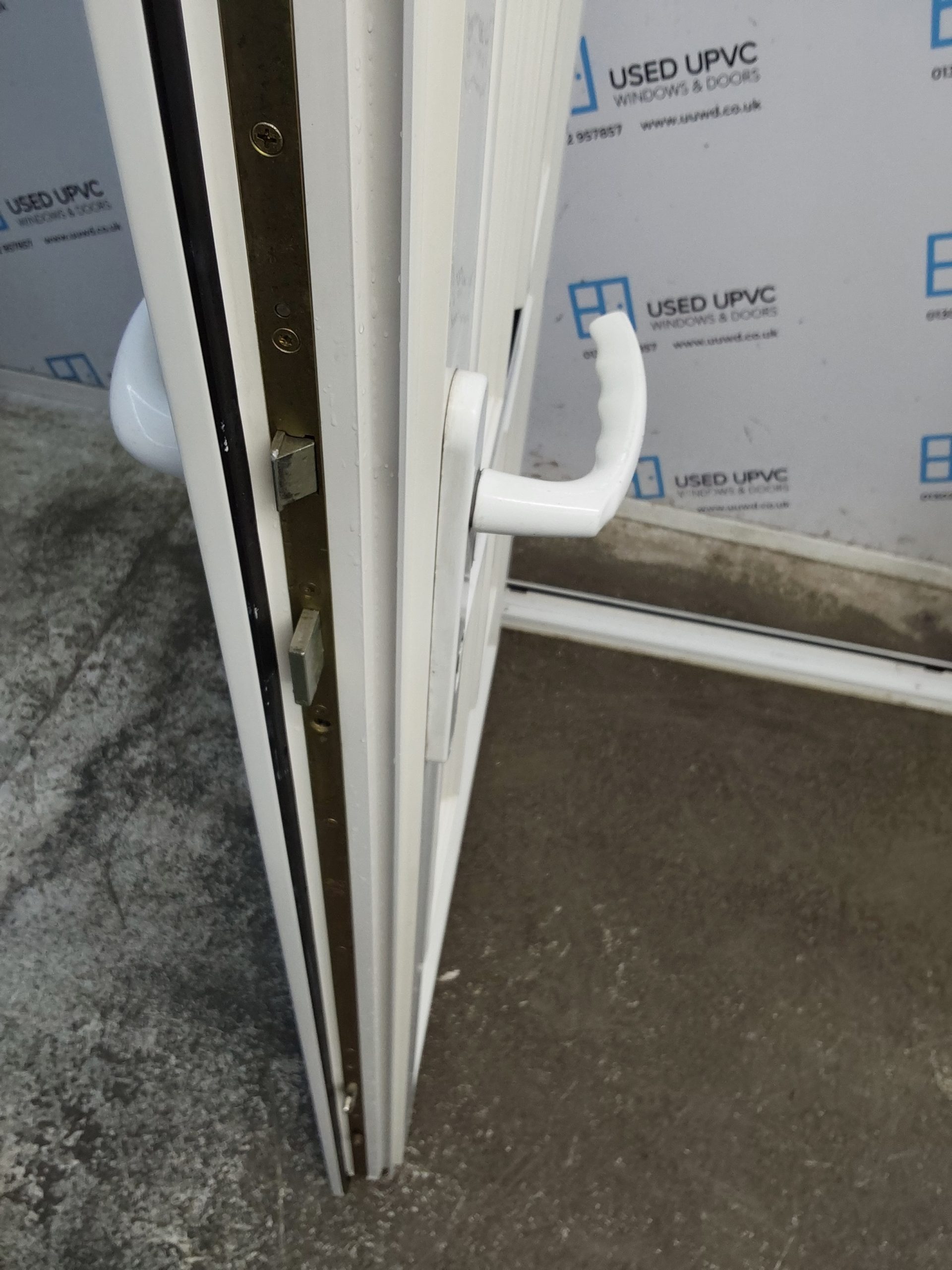 Used White Upvc Front Door 910mm x 2050mm (Reduce To 895mm) C7D005 ...
