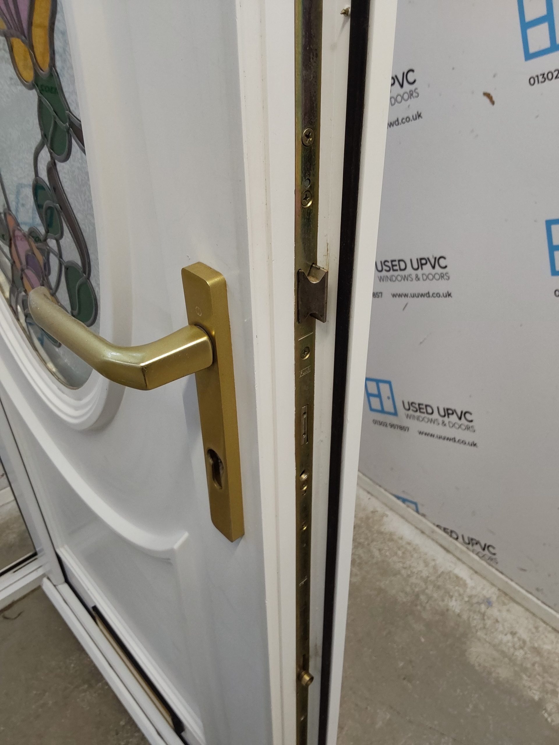 Used White Upvc Front Door And Side Panel 1175mm x 2045mm DS011 | Used ...