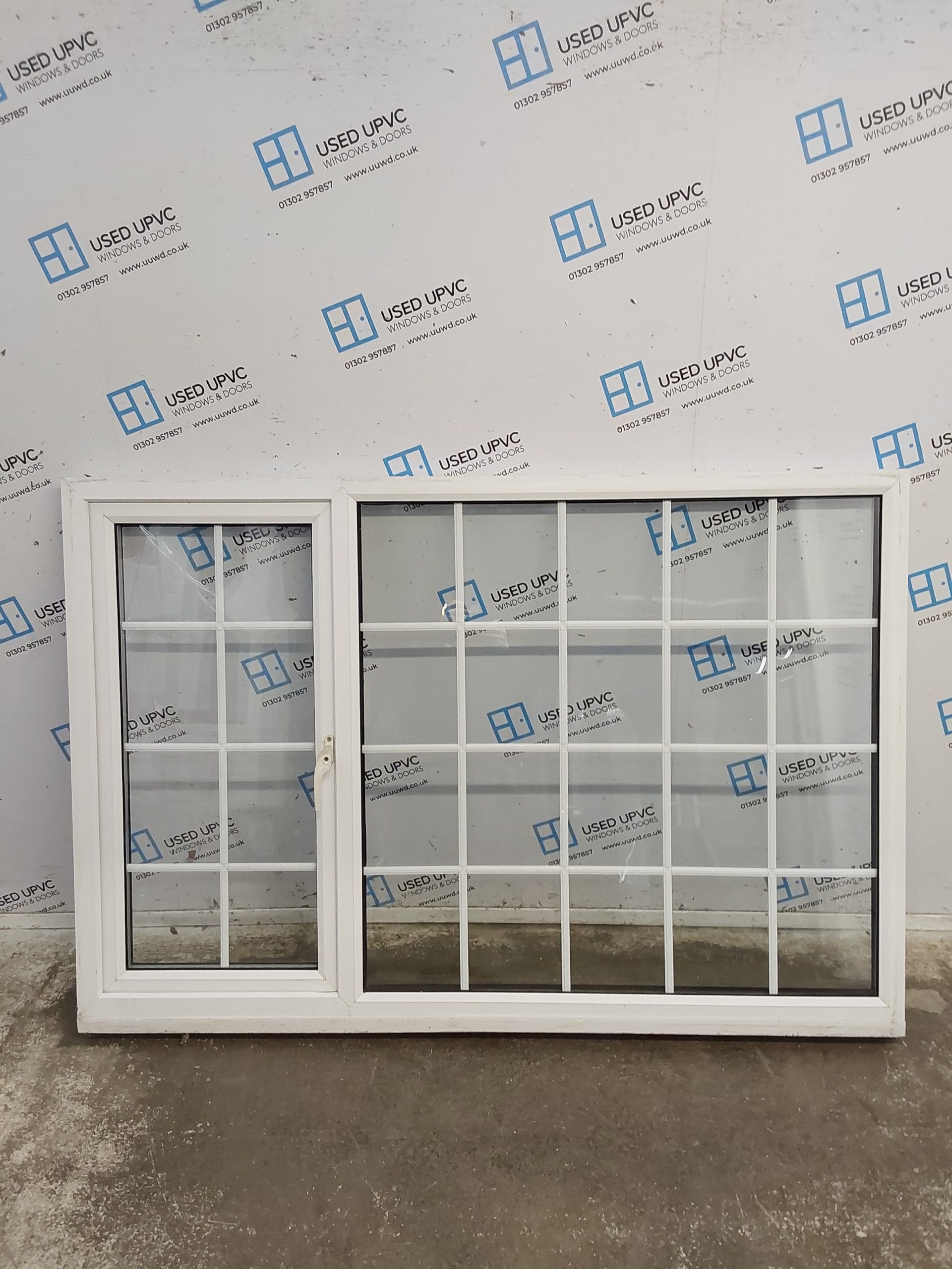 Used White Upvc Window 1800mm x 1215mm C12W062 | Used UPVC Windows & Doors
