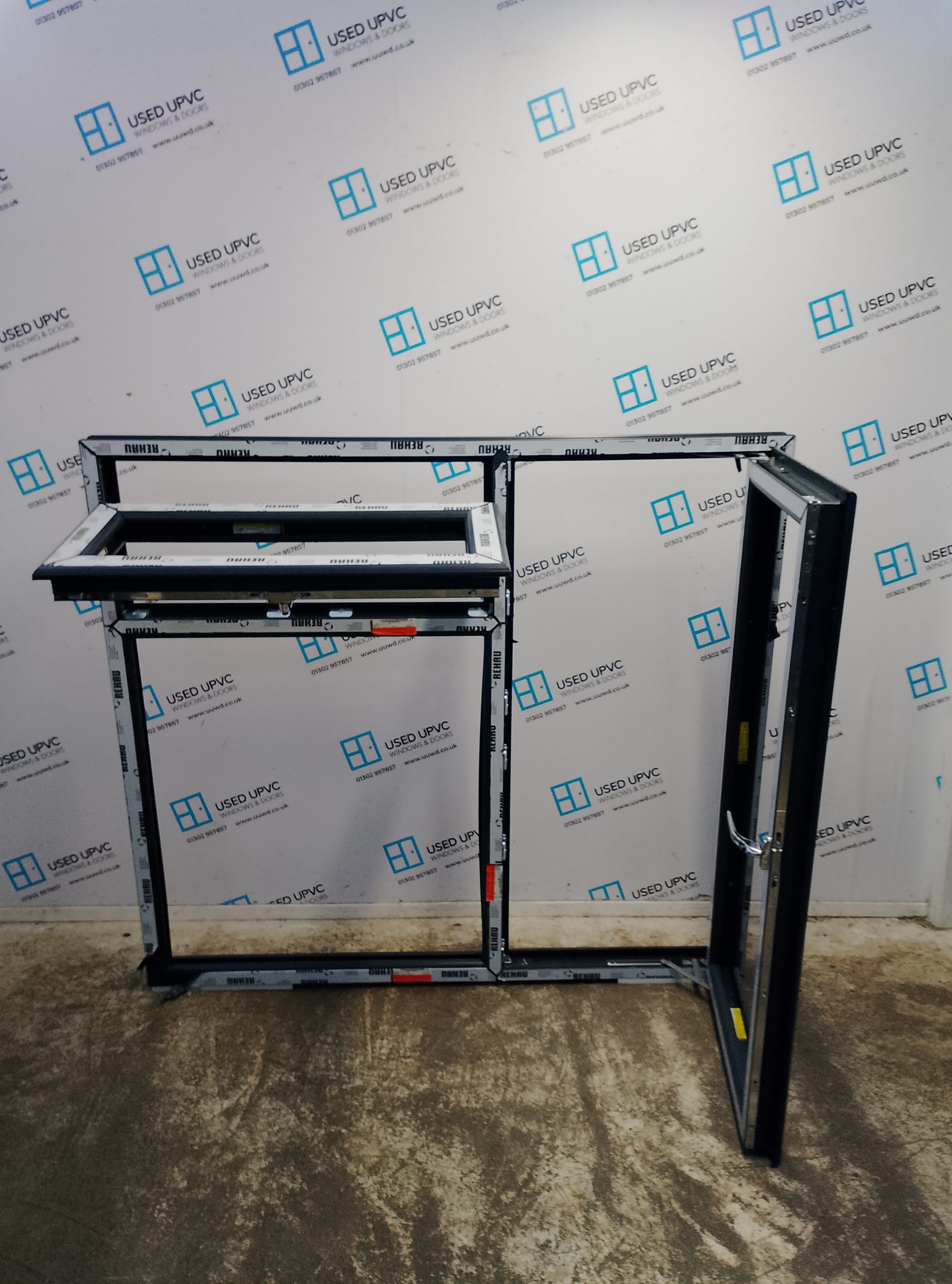 Brand New Anthracite Grey Upvc Window Frame (Unglazed) 1480mm x 1345mm ...