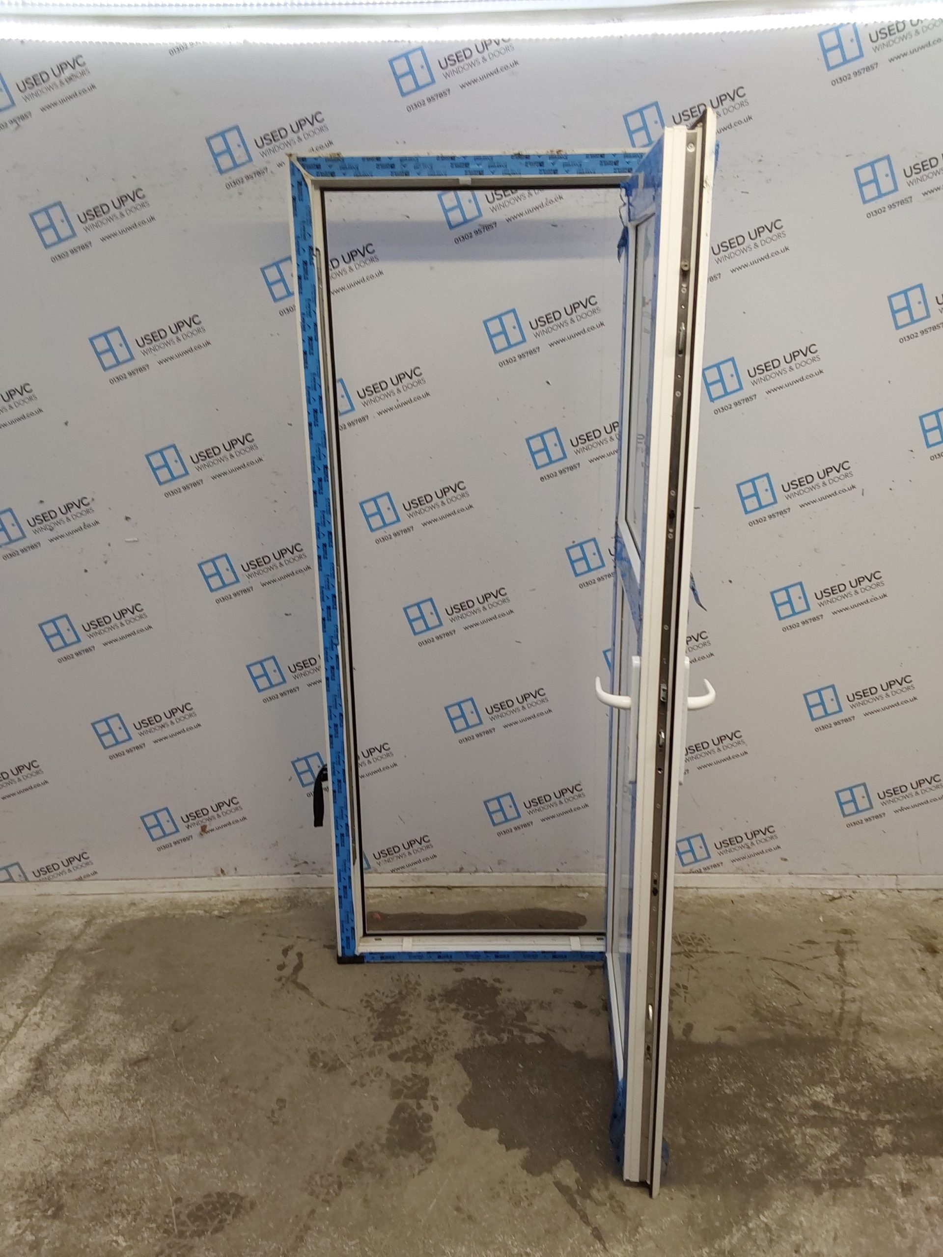 Brand New White Upvc Back Door 830mm x 2030mm ND24 | Used UPVC Windows ...