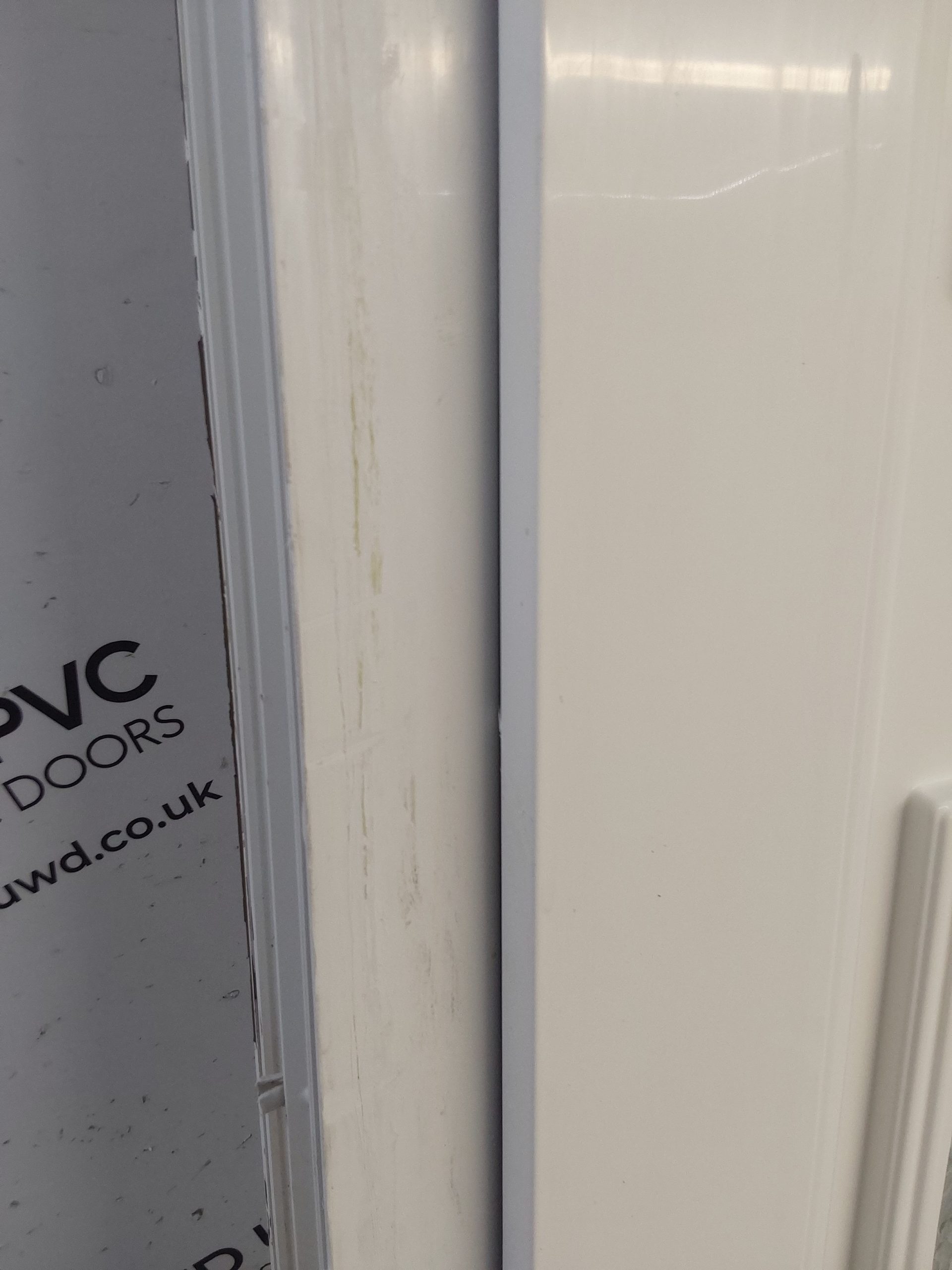 Used White Upvc Back Door 850mm x 2080mm 0464 | Used UPVC Windows & Doors