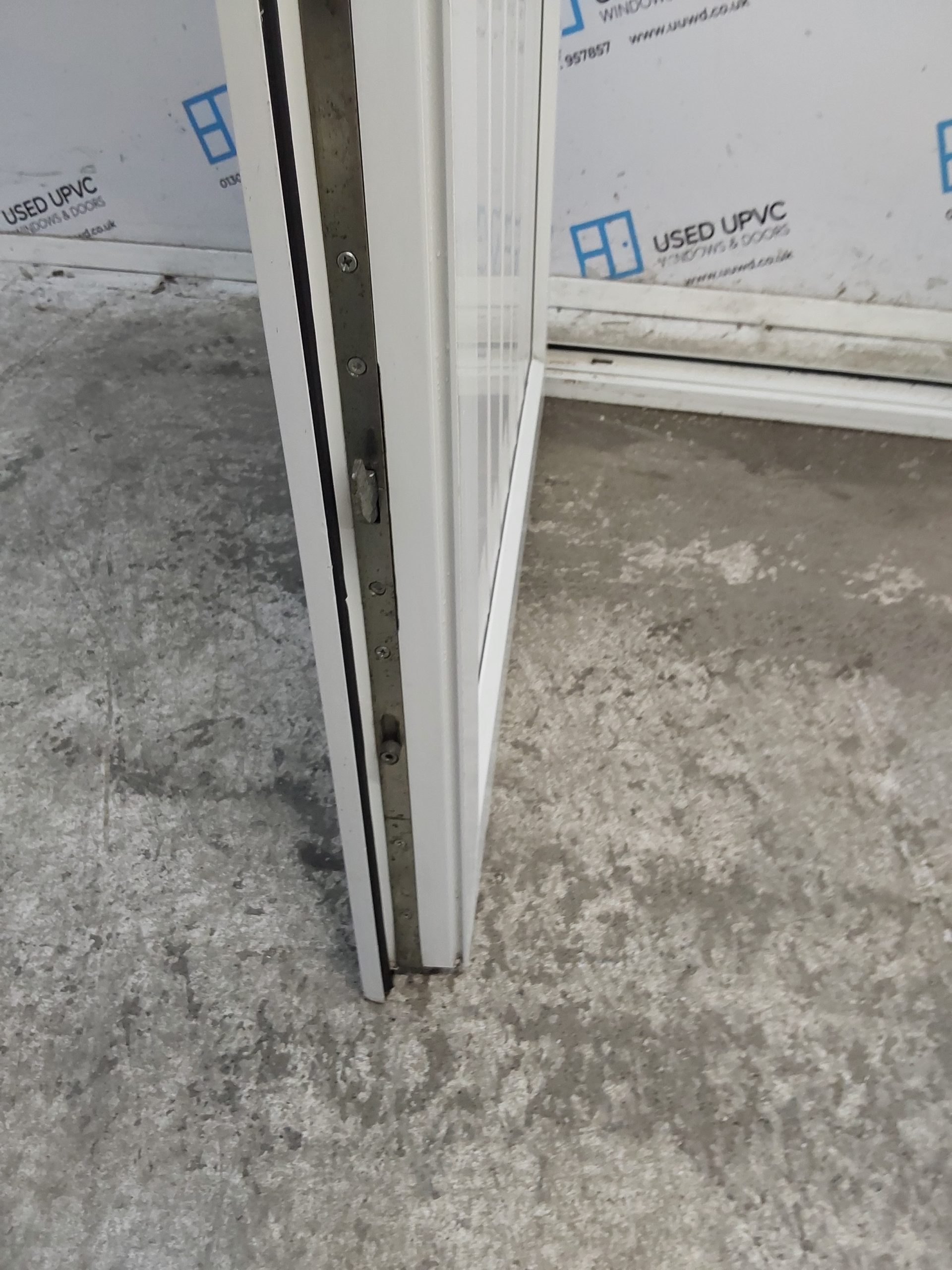 Used White Upvc Back Door 950mm x 2040mm 0042 | Used UPVC Windows & Doors